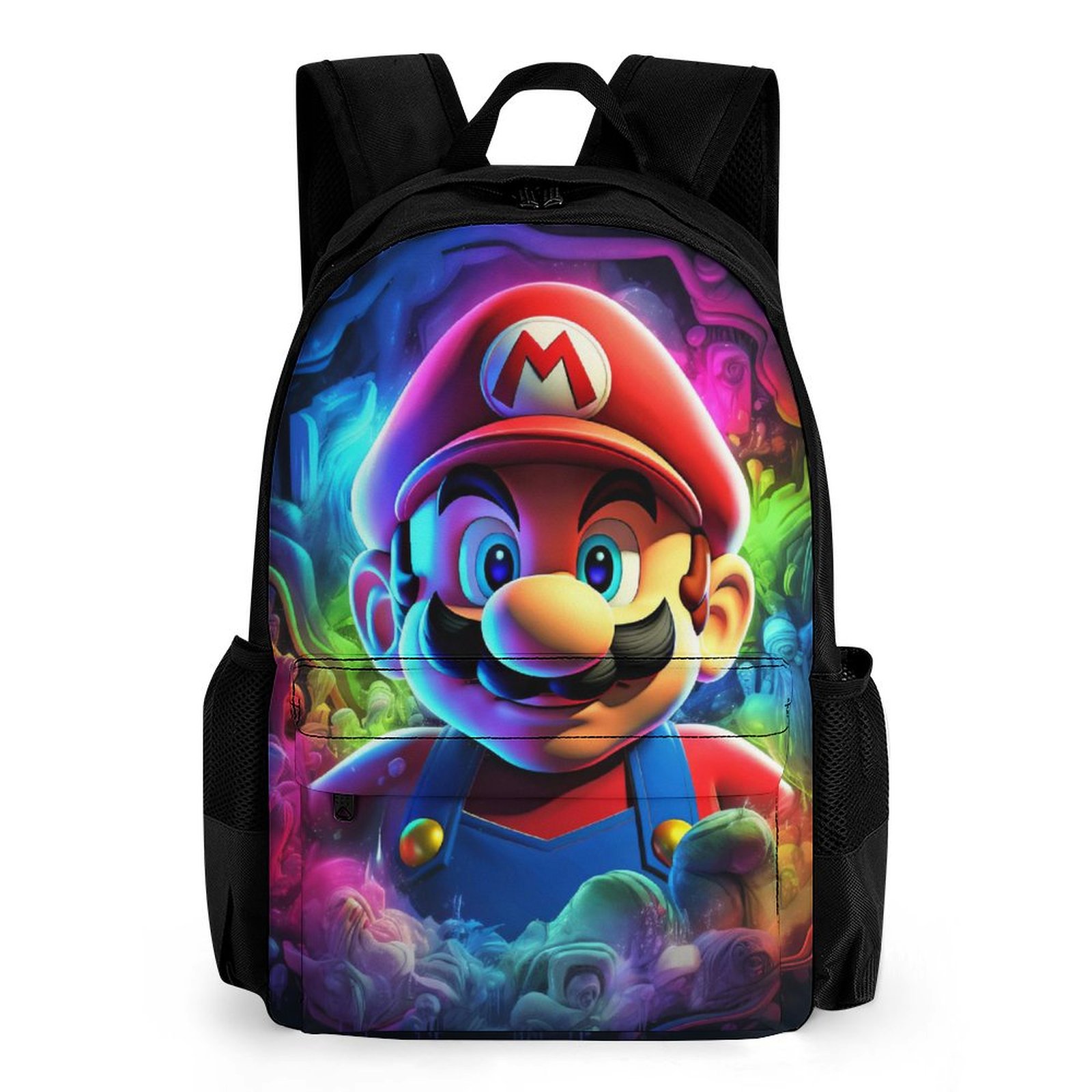Mari-o Backpack with Adjustable Straps, Multiple Pockets Backpack Adult ...