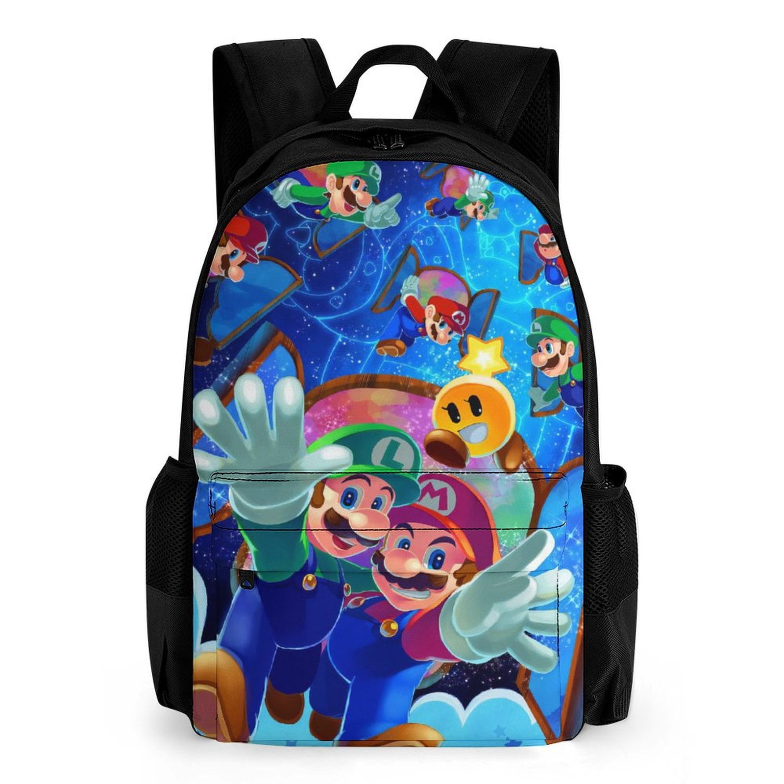 Mari-o Backpack with Adjustable Straps, Multiple Pockets Backpack Adult ...