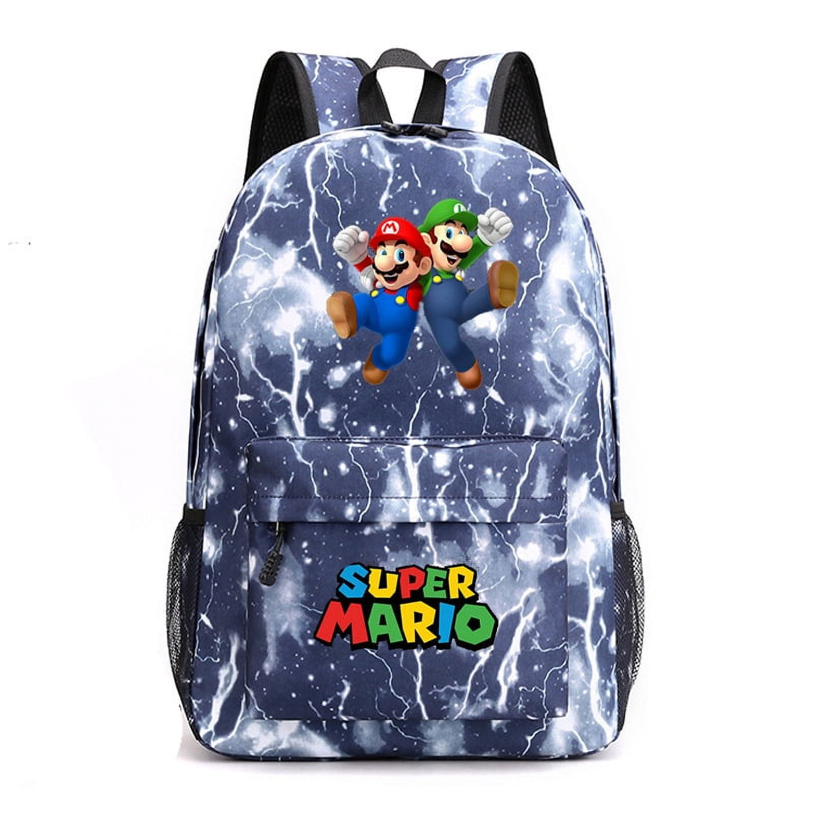 Super-Mario Backpacks Cartoon Backpack 3D Printed Laptop Bag Shoulder ...