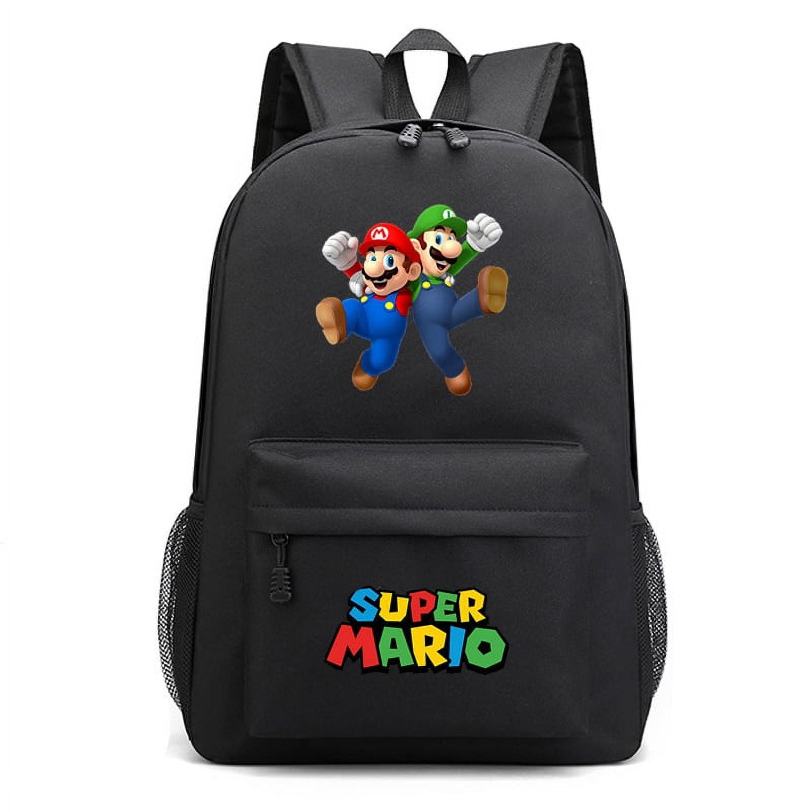 Super-Mario Backpacks Cartoon Backpack 3D Printed Laptop Bag Shoulder ...