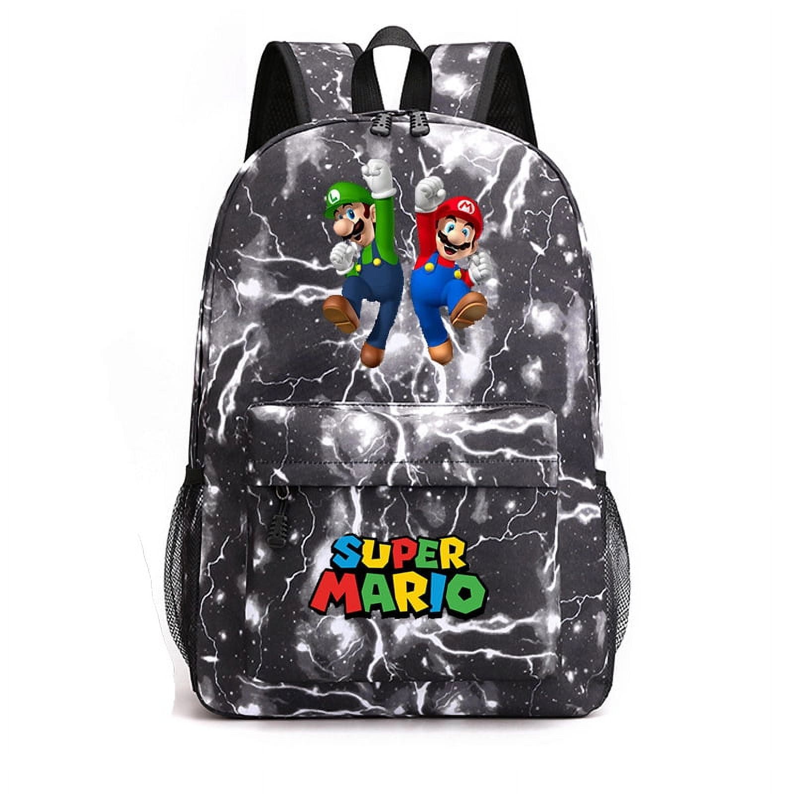 Super-Mario Backpacks Cartoon Backpack 3D Printed Laptop Bag Shoulder ...