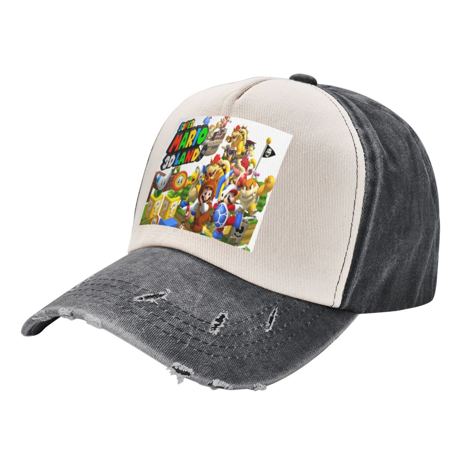 Super Mario Baseball Cap Adjustable Trucker Caps Casual Sun Peak Hat ...