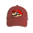 Super Mario Baseball Cap Golf Daddy Hat Adjustable Original Classic Low ...