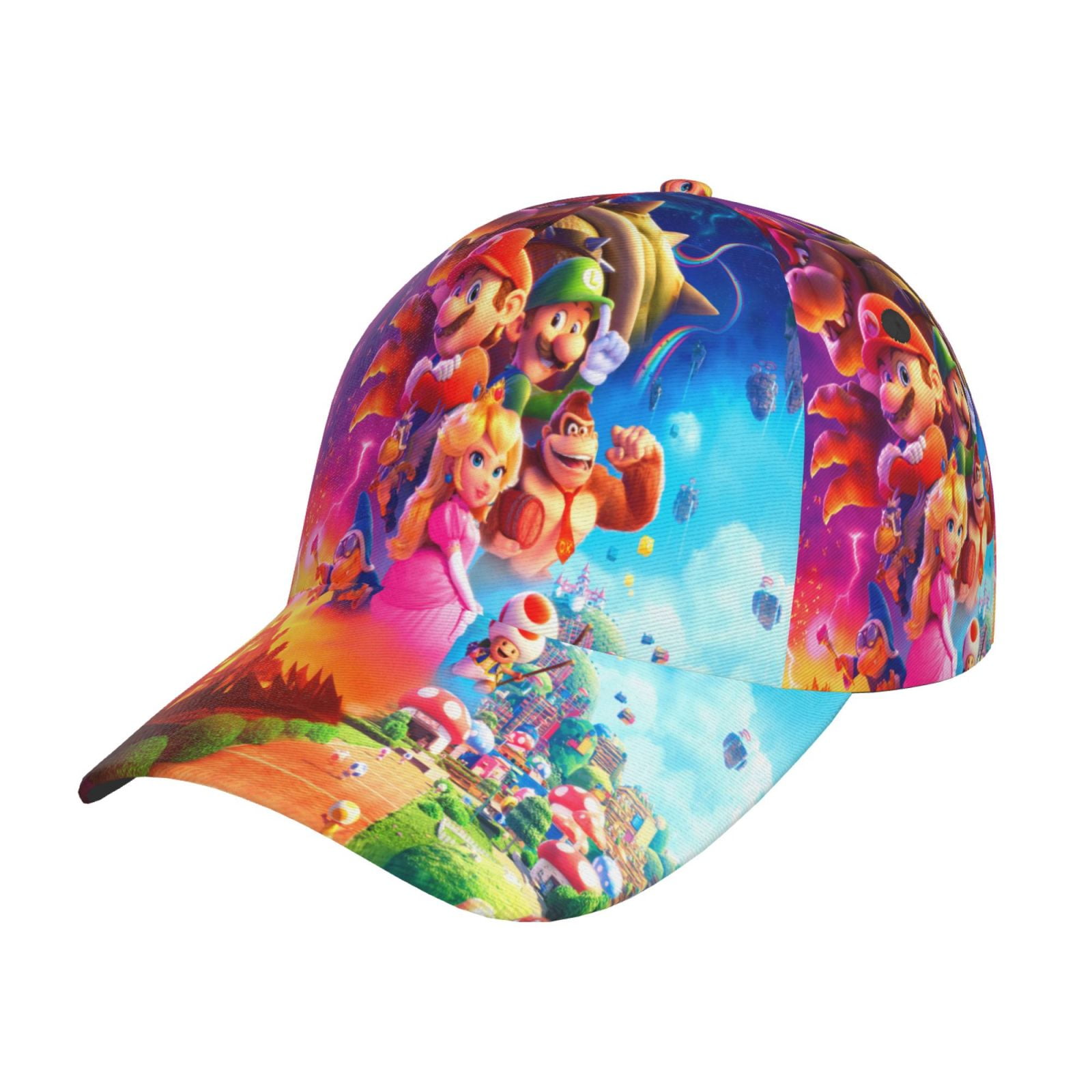 Super Mario Baseball Cap Men Women Classic Adjustable for Running ...