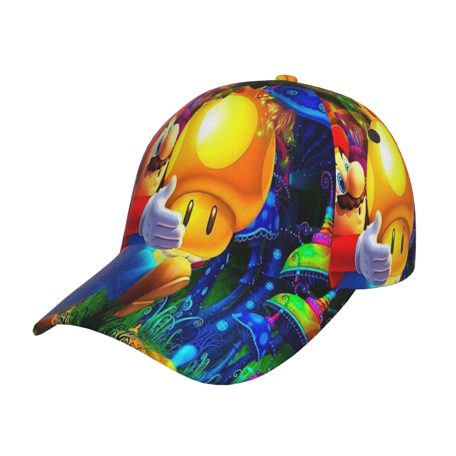 Super Mario Baseball Cap Men Women Classic Adjustable for Running ...