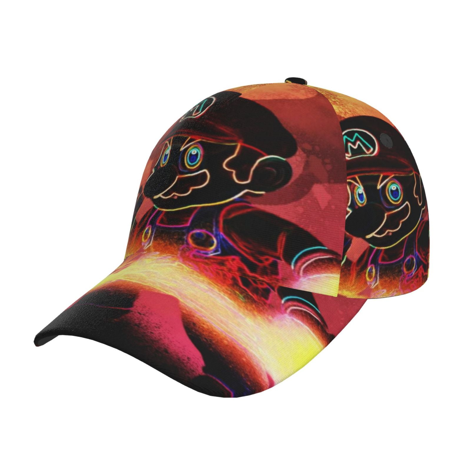 Super Mario Baseball Cap Men Women Classic Adjustable for Running ...