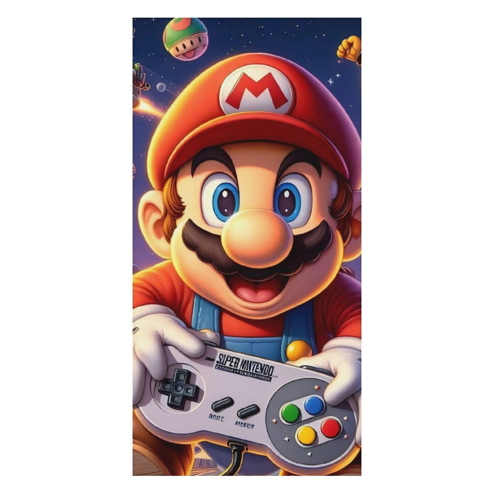 Super Mario Beach Towel Oversized Quick-drying Cute Cartoon Towel for ...