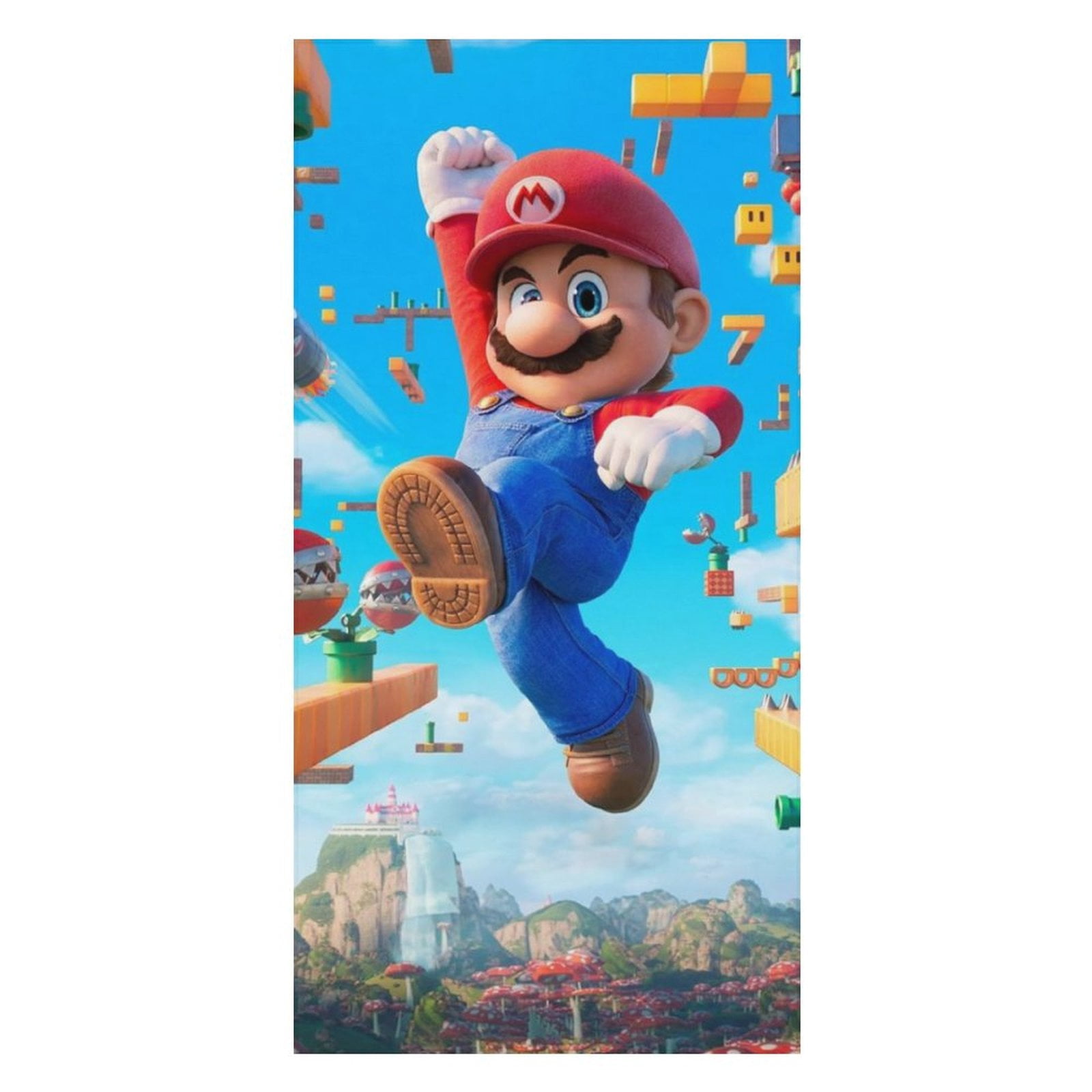 Super Mario Beach Towel Pool Towel Extra Large 160x80cm - Walmart.com