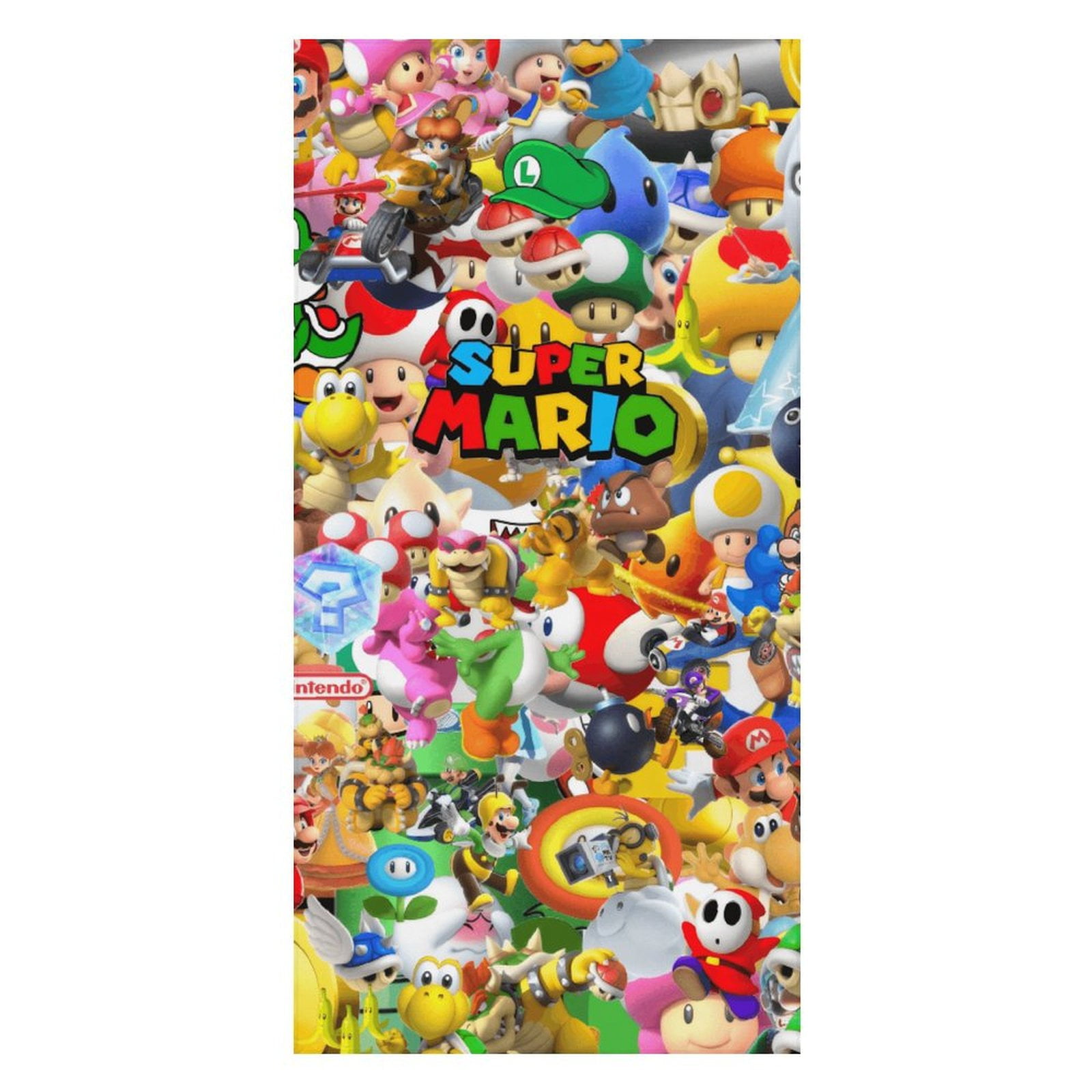 Super Mario Beach Towel Pool Towel Extra Large 160x80cm - Walmart.com