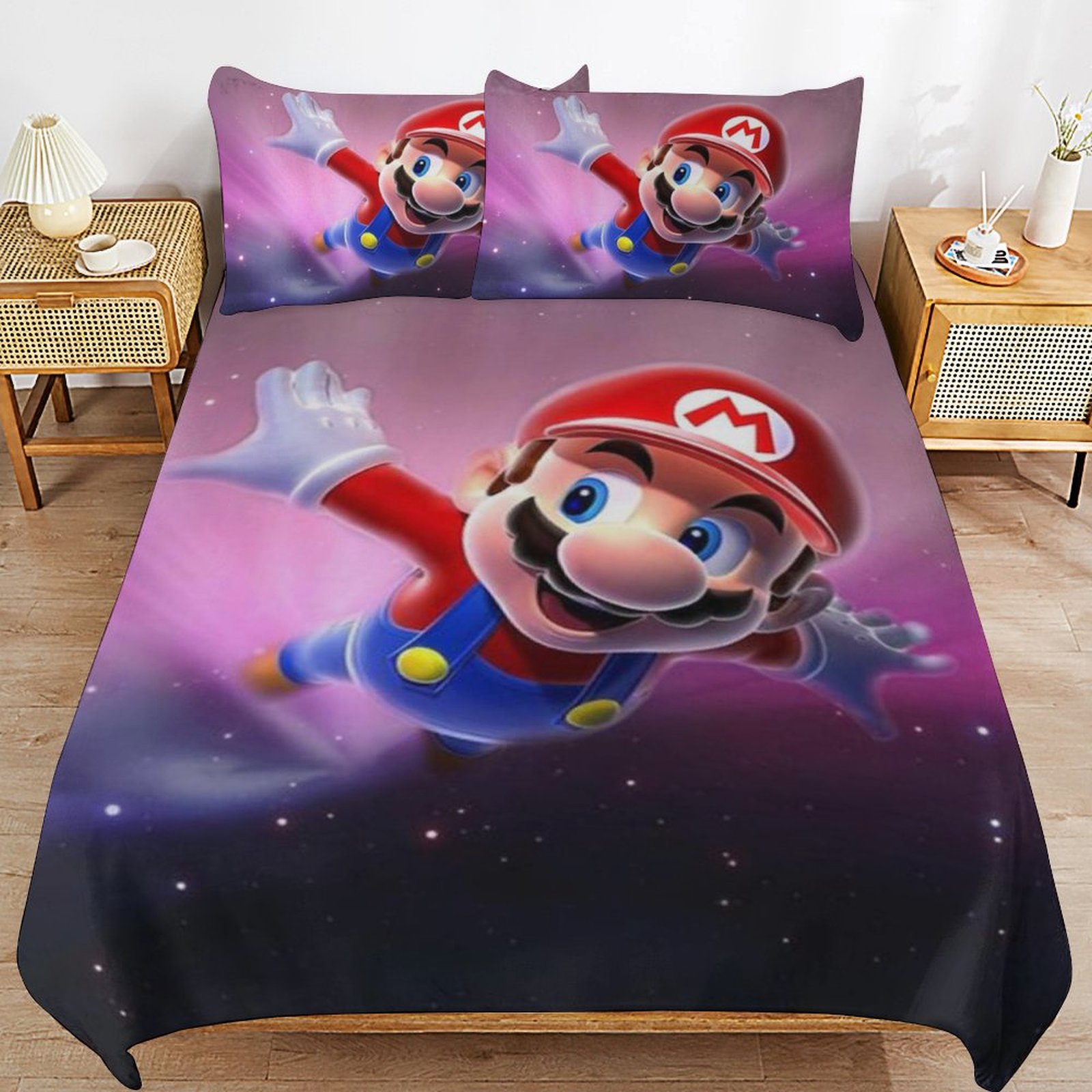 Super Mario Bed Duvet Cover Microfiber Bedding Sets 3D Printed ...