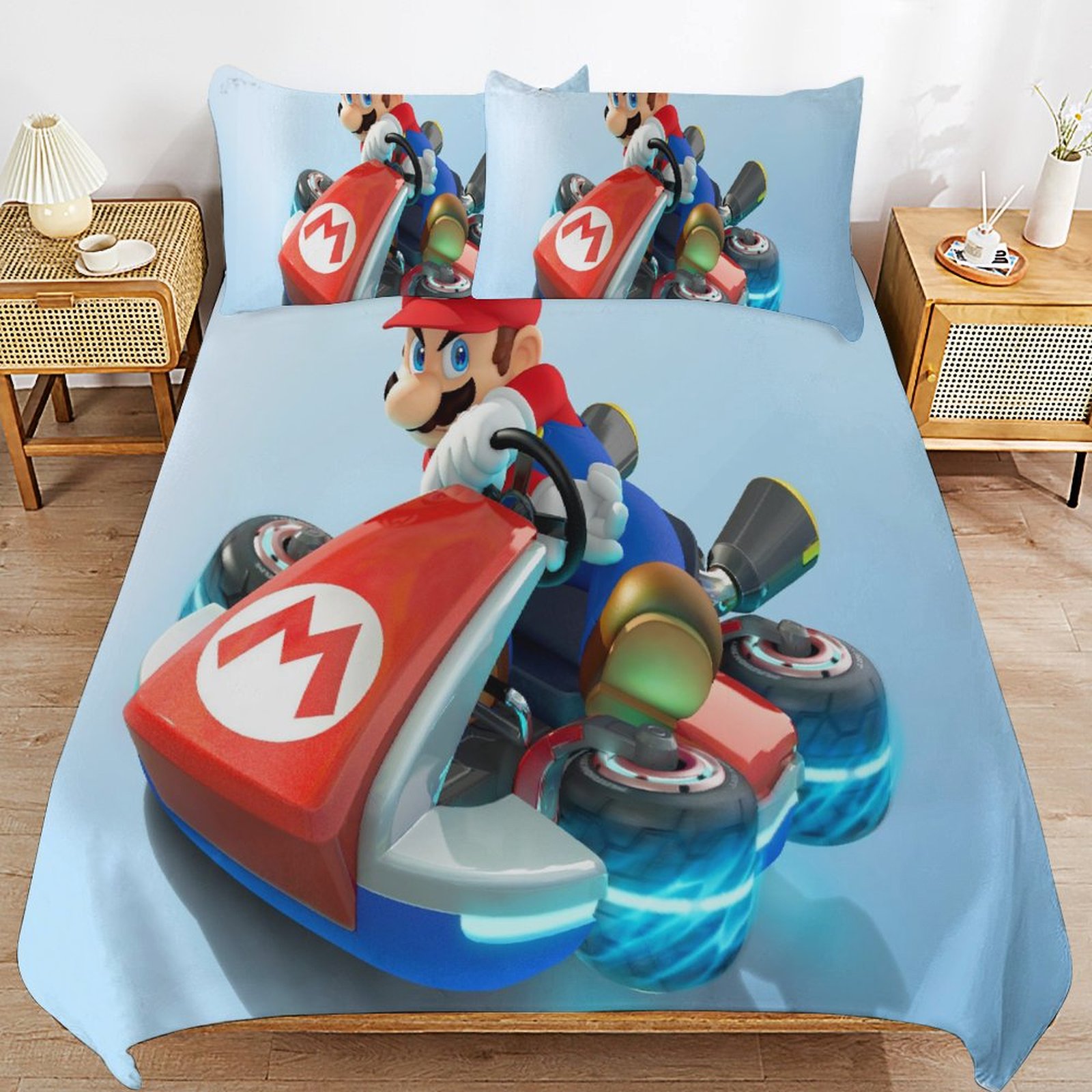 Super Mario Bed Duvet Cover Microfiber Bedding Sets 3D Printed ...