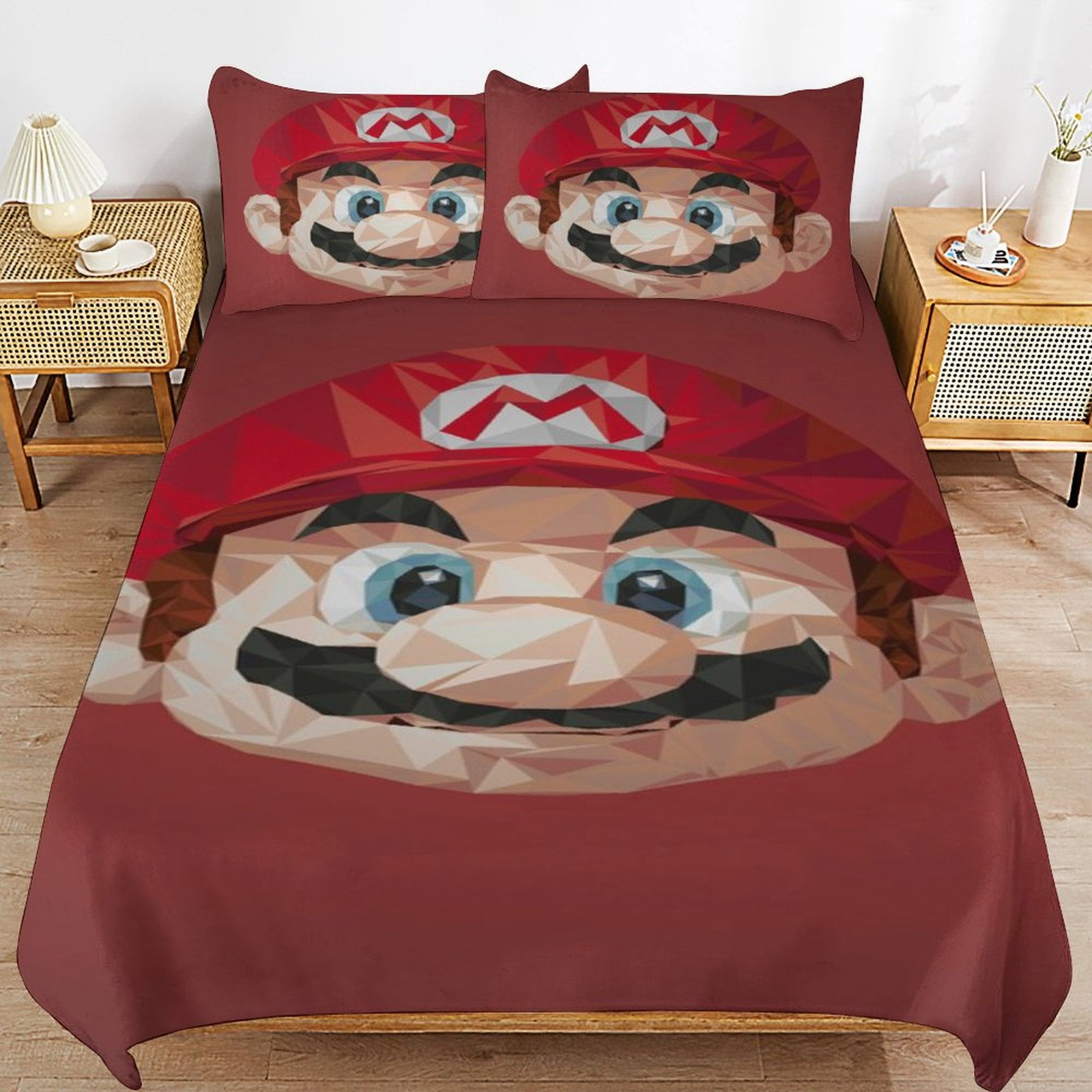 Super Mario Bed Duvet Cover Microfiber Bedding Sets 3D Printed ...
