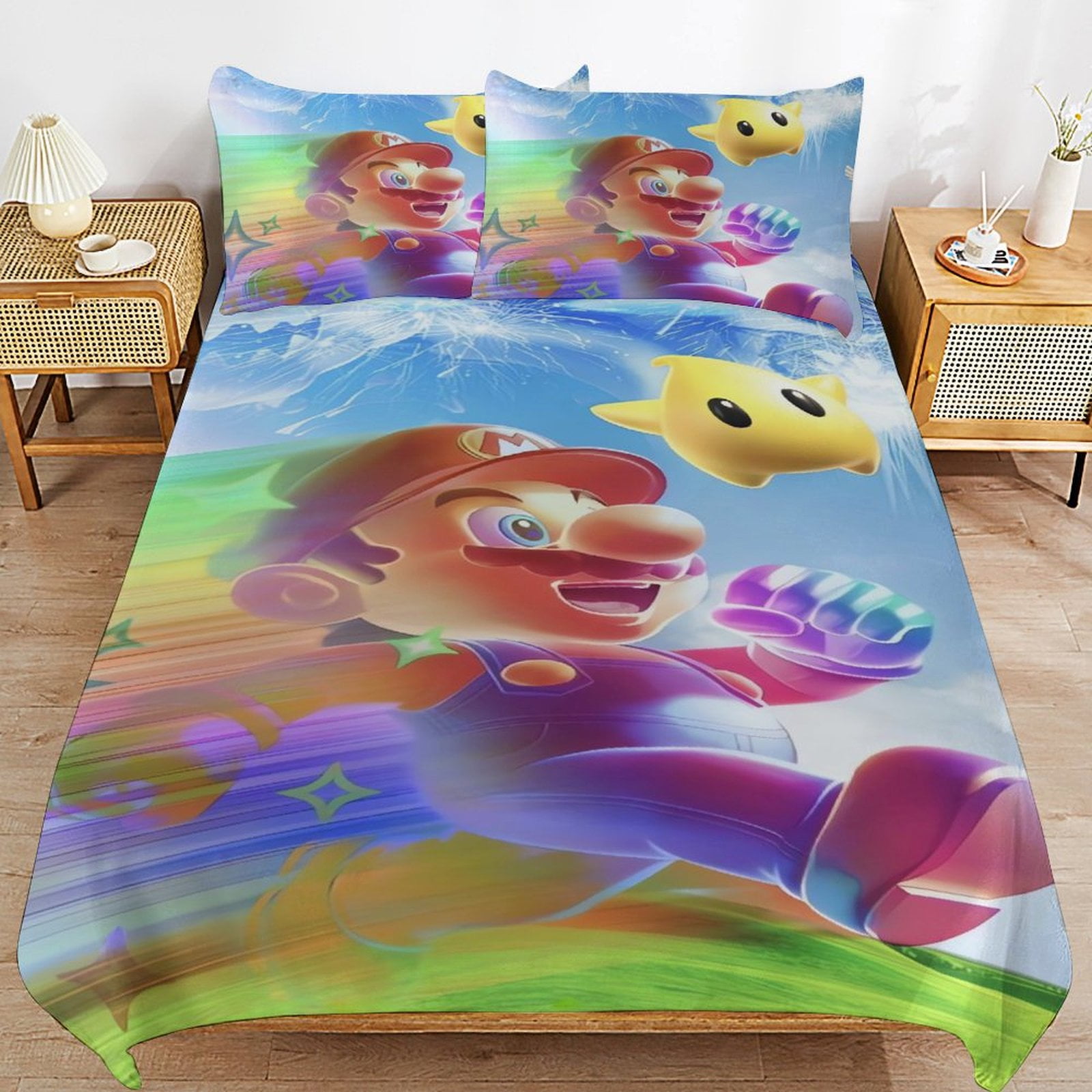 Super Mario Bed Duvet Cover Microfiber Bedding Sets 3D Printed ...