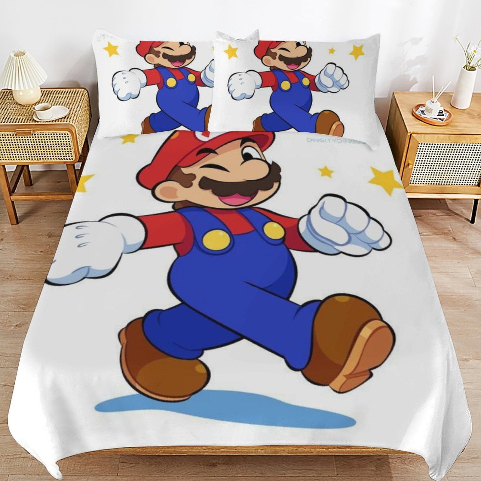 Super Mario Bed Duvet Cover Microfiber Bedding Sets 3D Printed ...