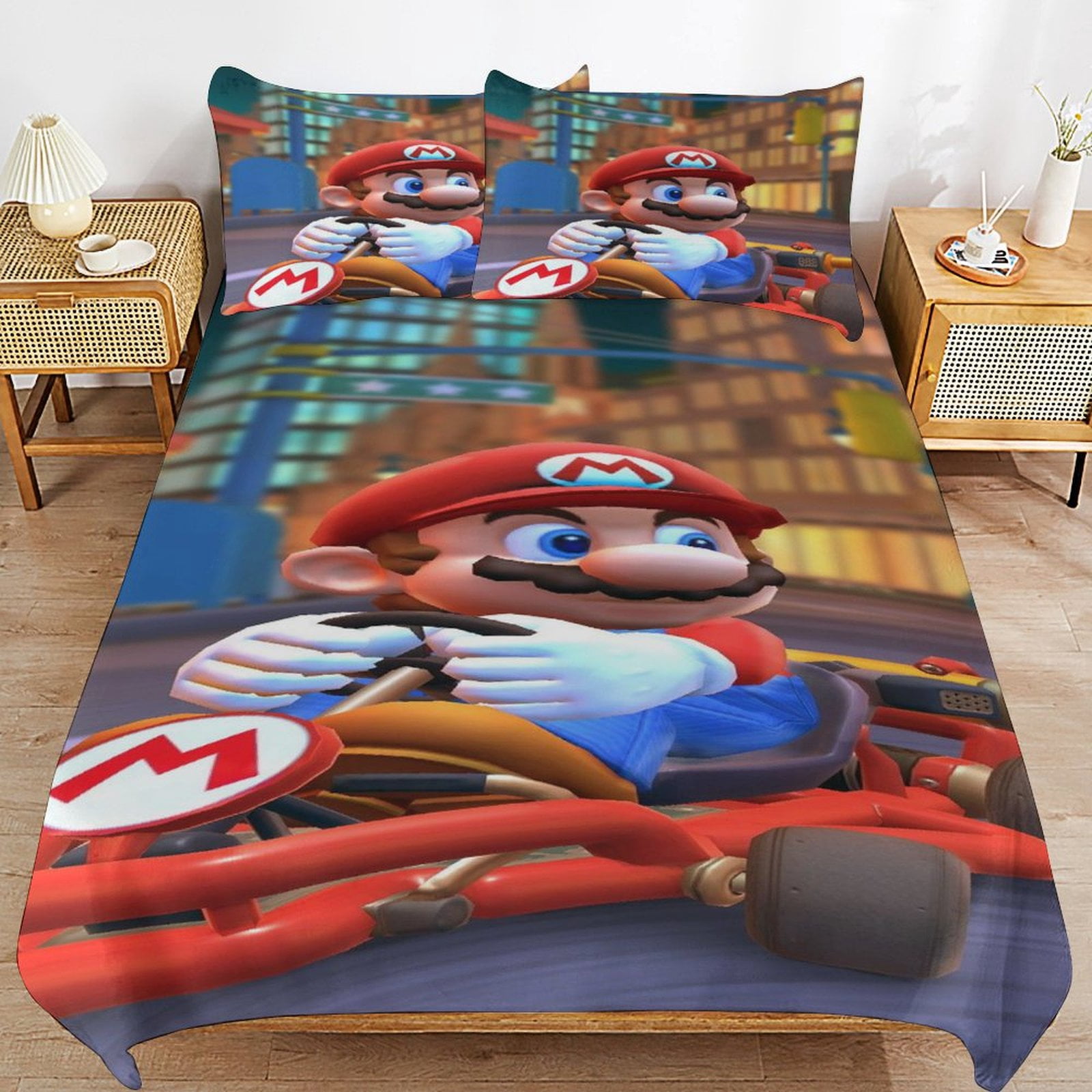 Super Mario Bed Duvet Cover Microfiber Bedding Sets 3D Printed ...
