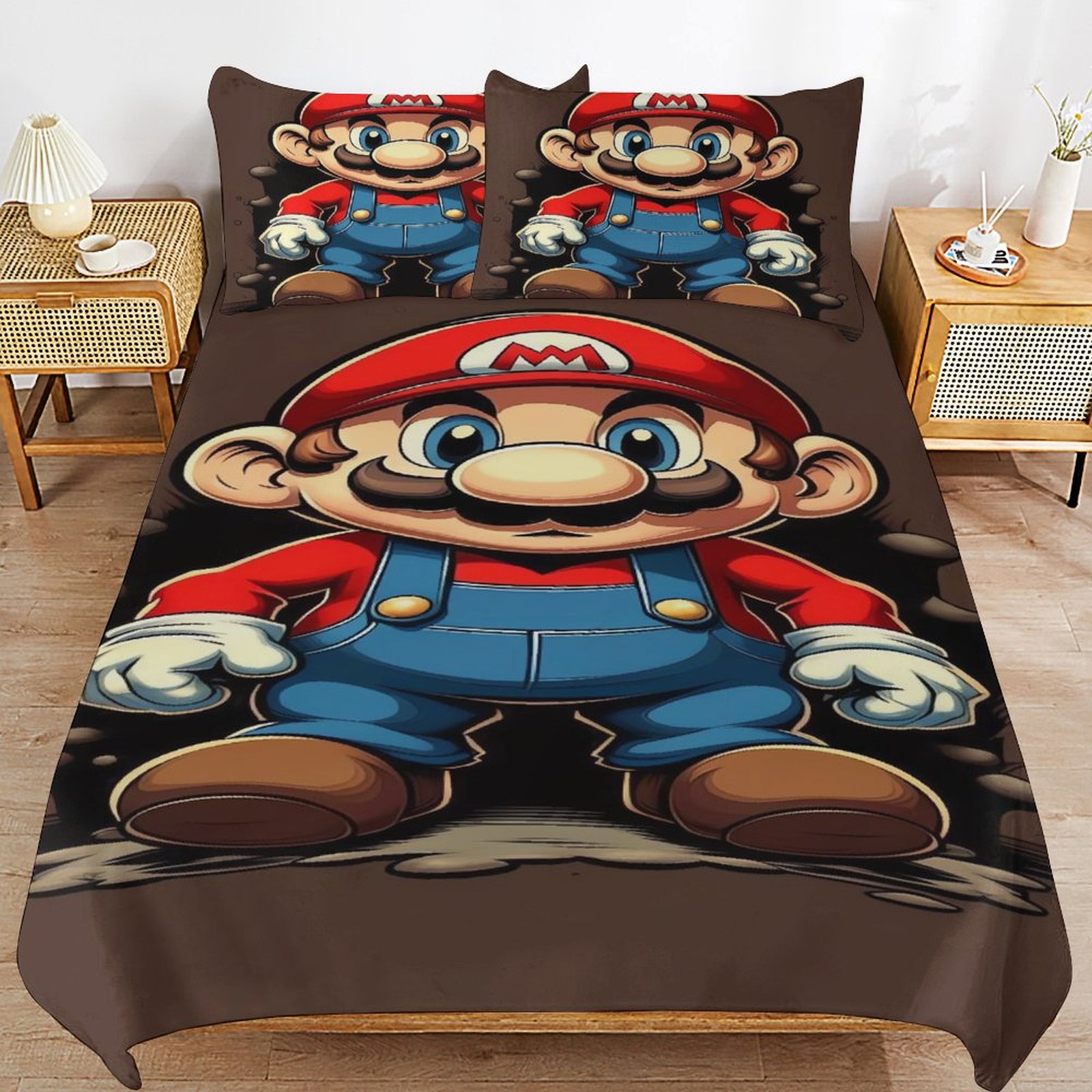 Super Mario Bed Duvet Cover Microfiber Bedding Sets 3D Printed ...