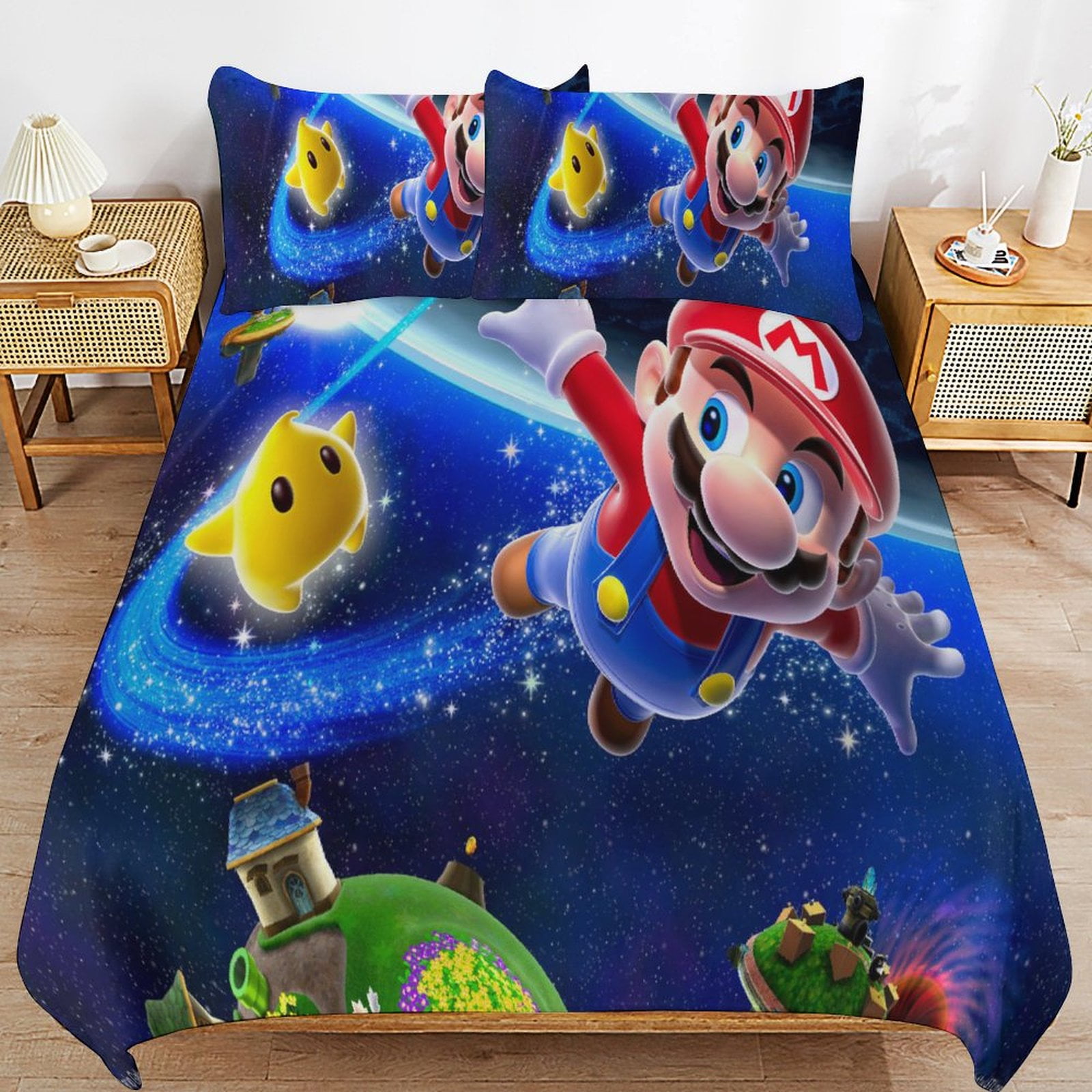 Super Mario Bed Duvet Cover Microfiber Bedding Sets 3D Printed ...