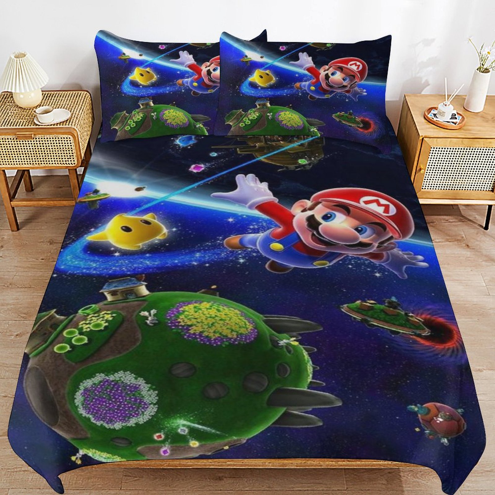 Super Mario Bed Duvet Cover Microfiber Bedding Sets 3D Printed ...