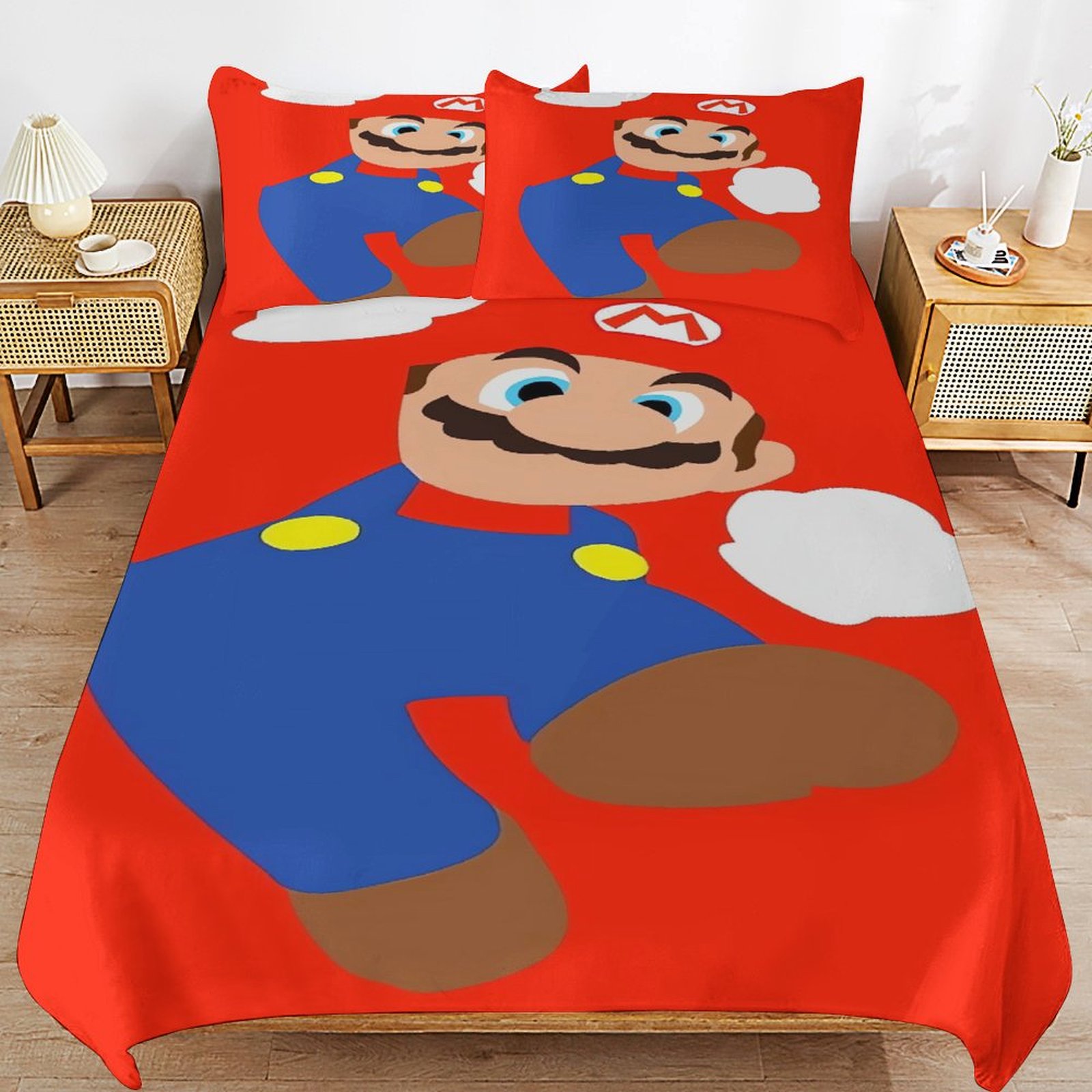 Super Mario Bed Duvet Cover Microfiber Bedding Sets 3D Printed ...