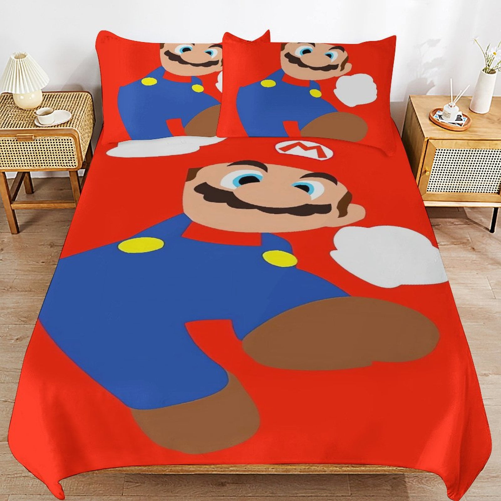 Super Mario Bed Duvet Cover Microfiber Bedding Sets 3D Printed ...