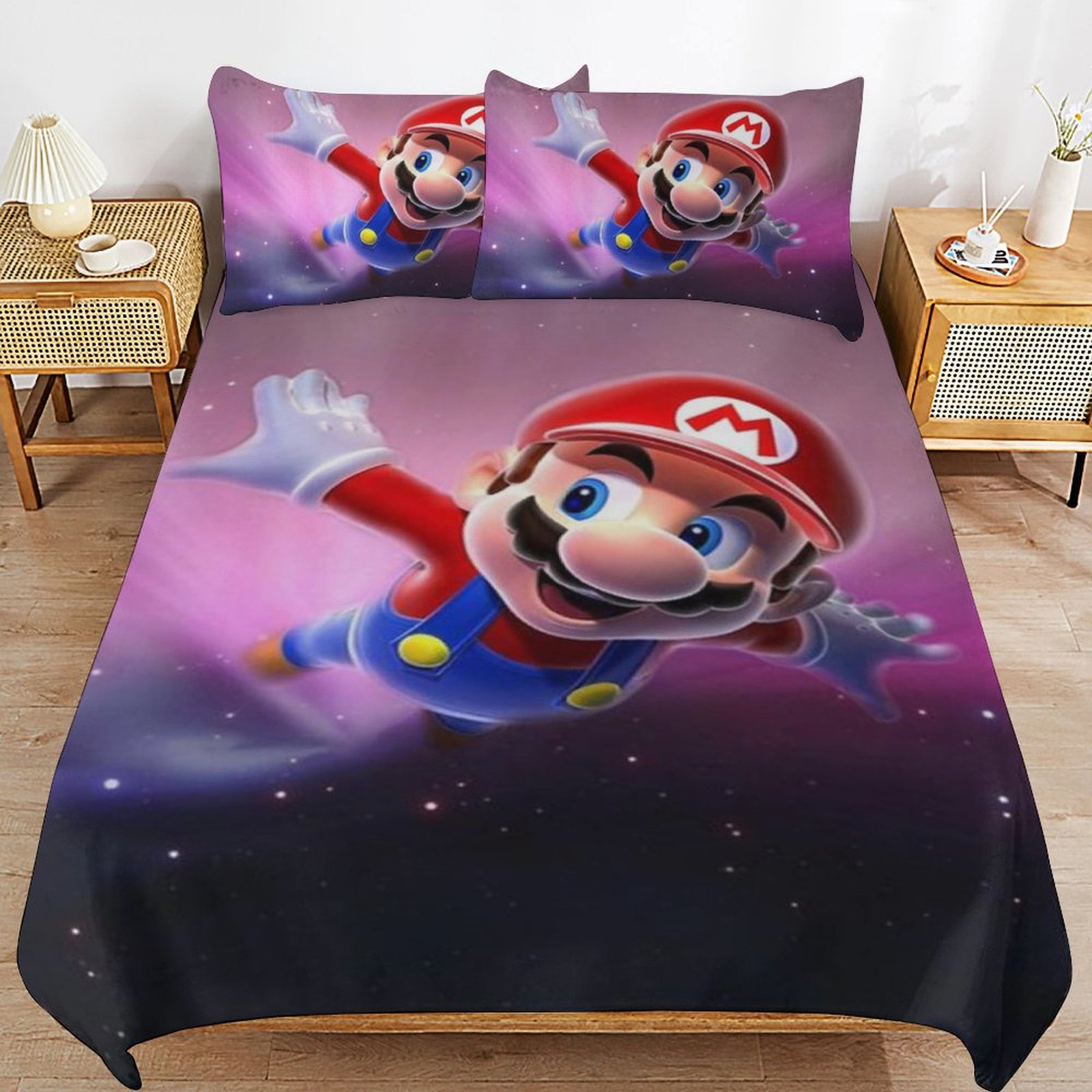 Super Mario Bed Duvet Cover Microfiber Bedding Sets 3D Printed ...