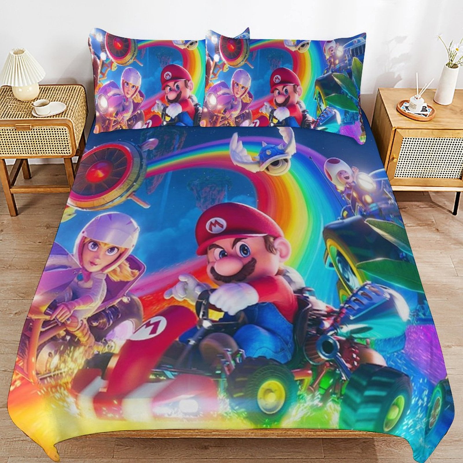 Super Mario Bed Duvet Cover Microfiber Bedding Sets 3D Printed ...