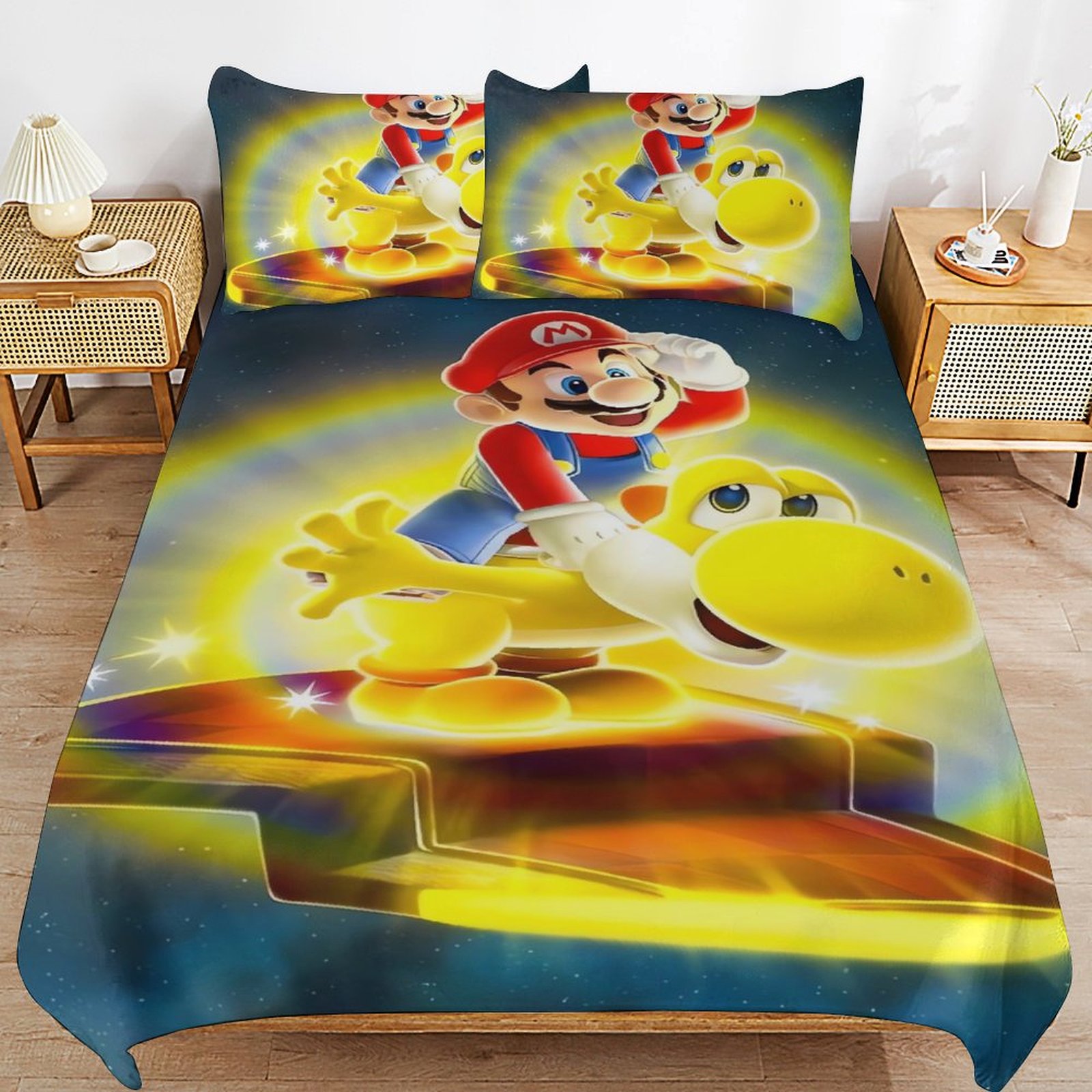 Super Mario Bed Duvet Cover Microfiber Bedding Sets 3D Printed ...