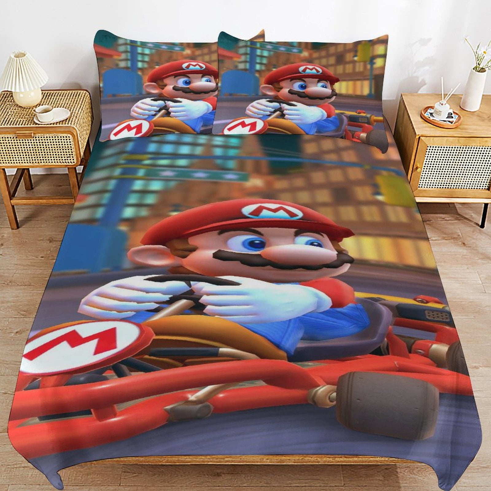 Super Mario Bed Duvet Cover Microfiber Bedding Sets 3D Printed ...