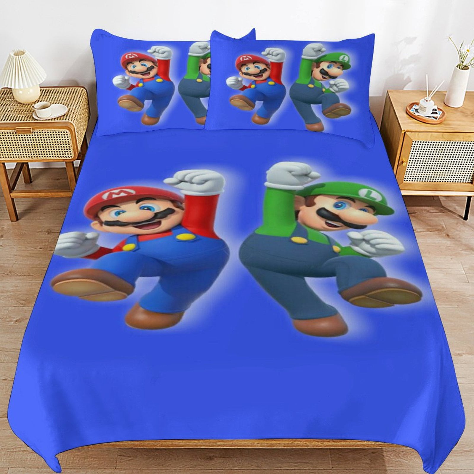 Super Mario Bed Duvet Cover Microfiber Bedding Sets 3D Printed ...