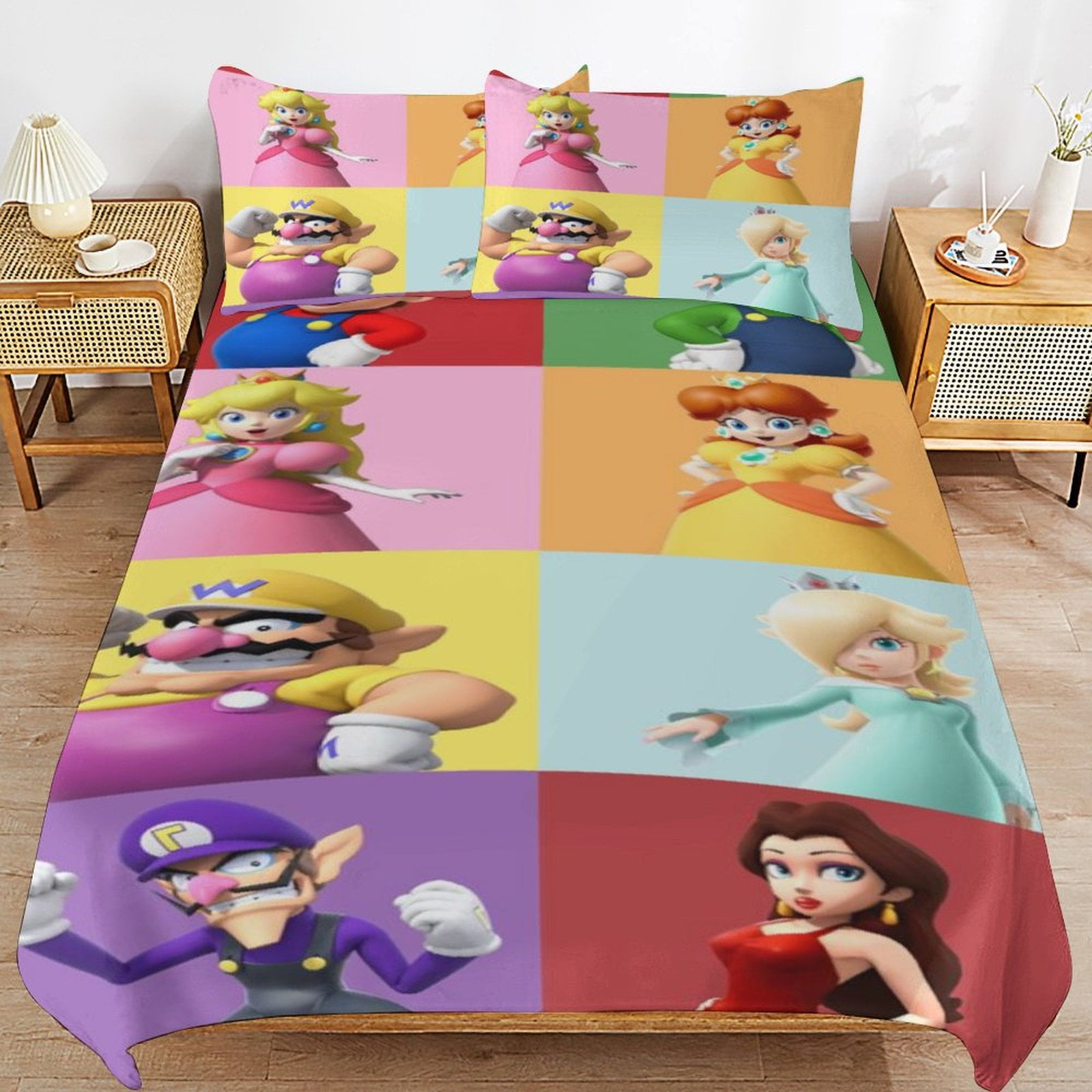 Super Mario Bed Duvet Cover Microfiber Bedding Sets 3D Printed ...