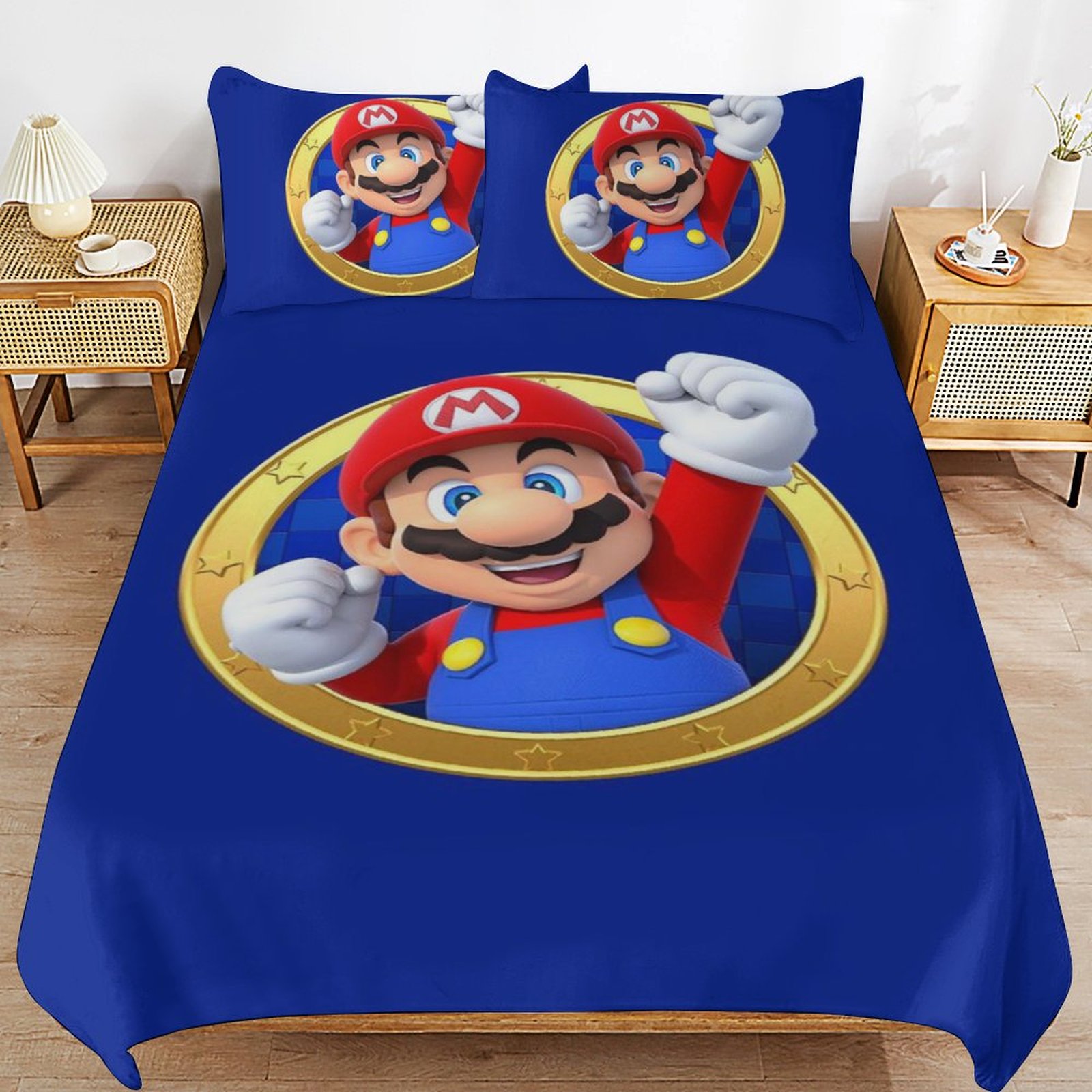 Super Mario Bed Duvet Cover Microfiber Bedding Sets 3D Printed ...