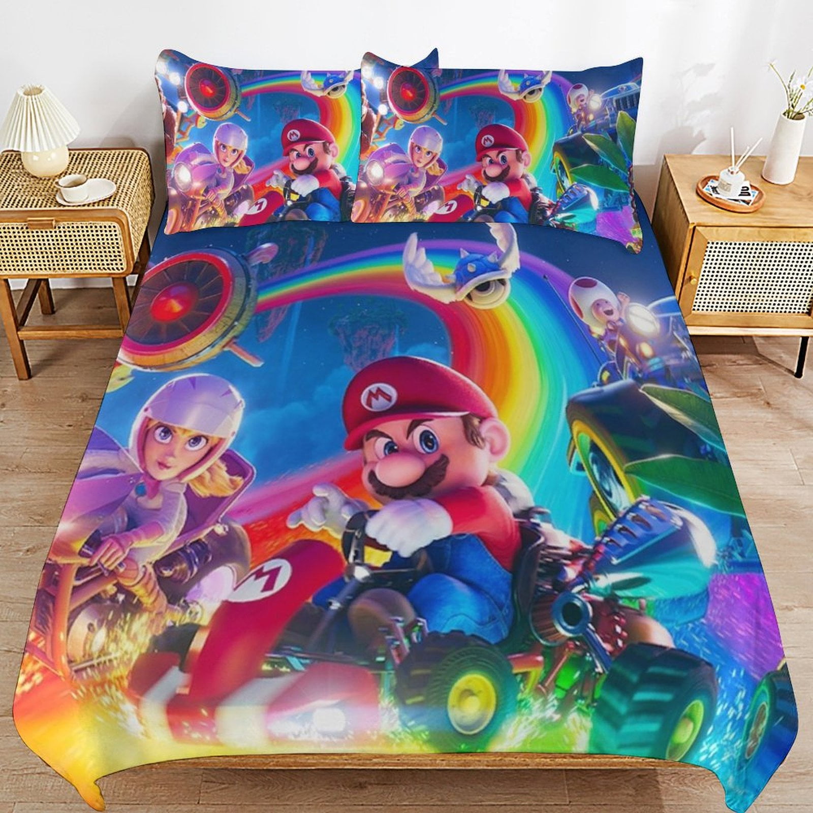 Super Mario Bed Duvet Cover Microfiber Bedding Sets 3D Printed ...