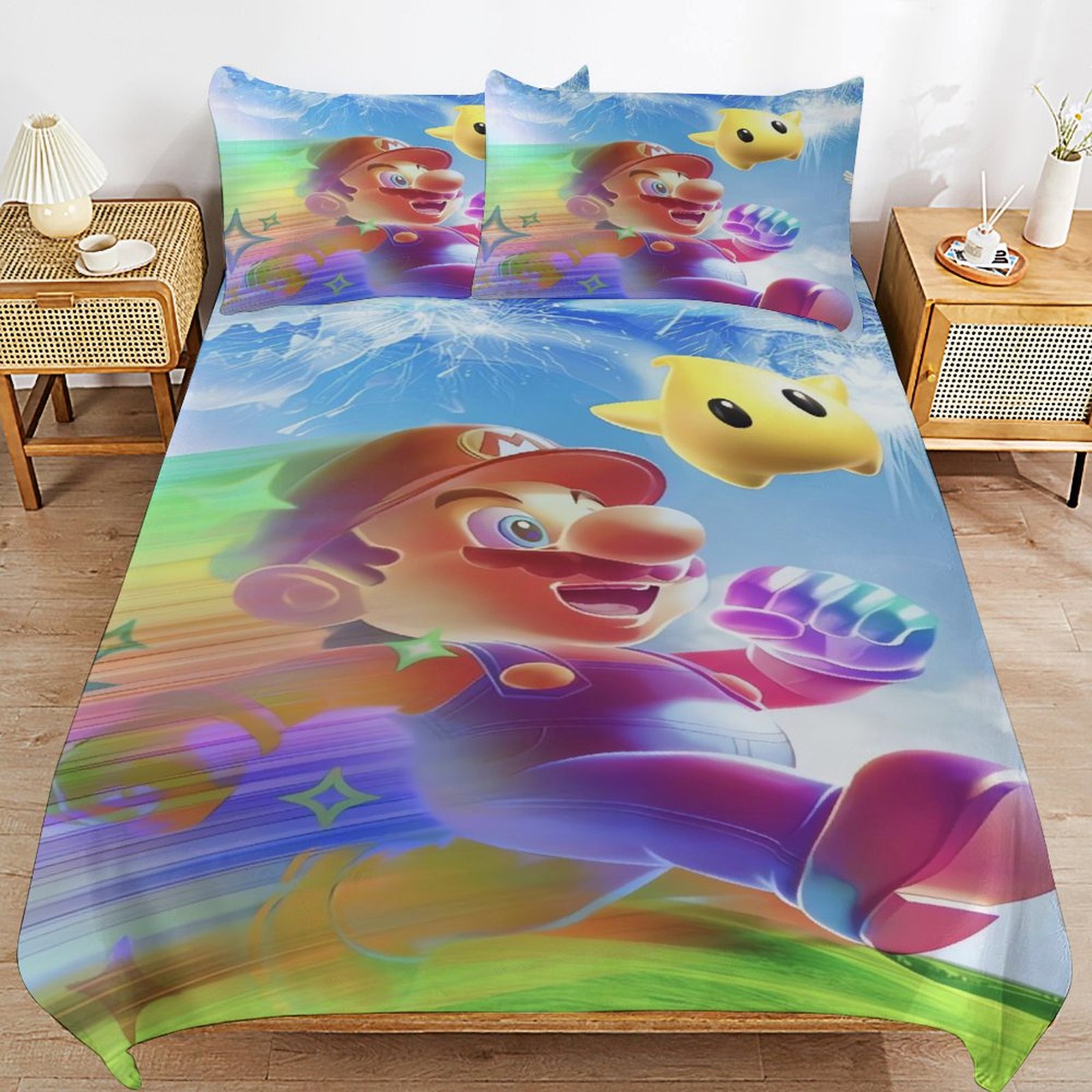 Super Mario Bed Duvet Cover Microfiber Bedding Sets 3D Printed ...