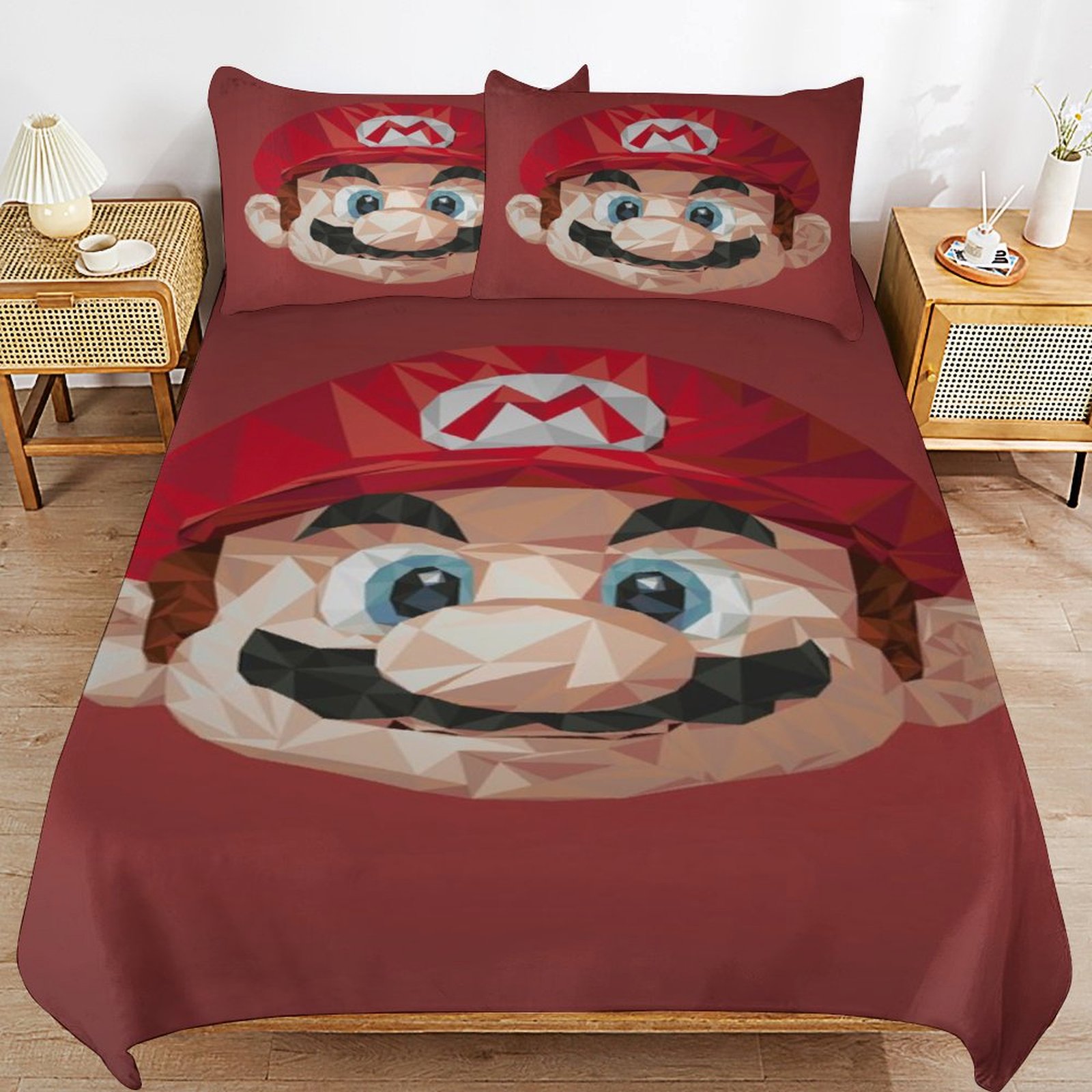 Super Mario Bed Duvet Cover Microfiber Bedding Sets 3D Printed ...