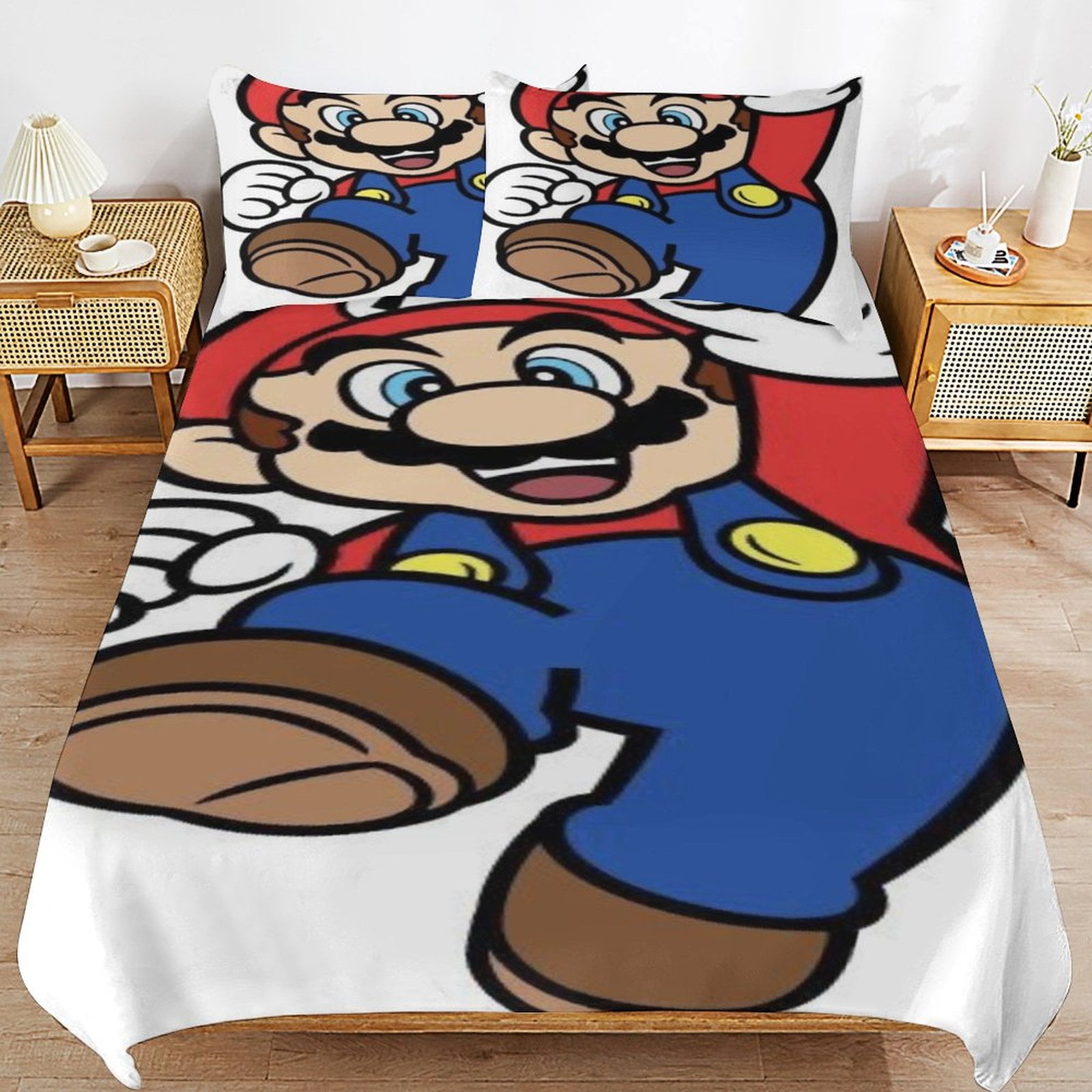 Super Mario Bed Duvet Cover Microfiber Bedding Sets 3D Printed ...