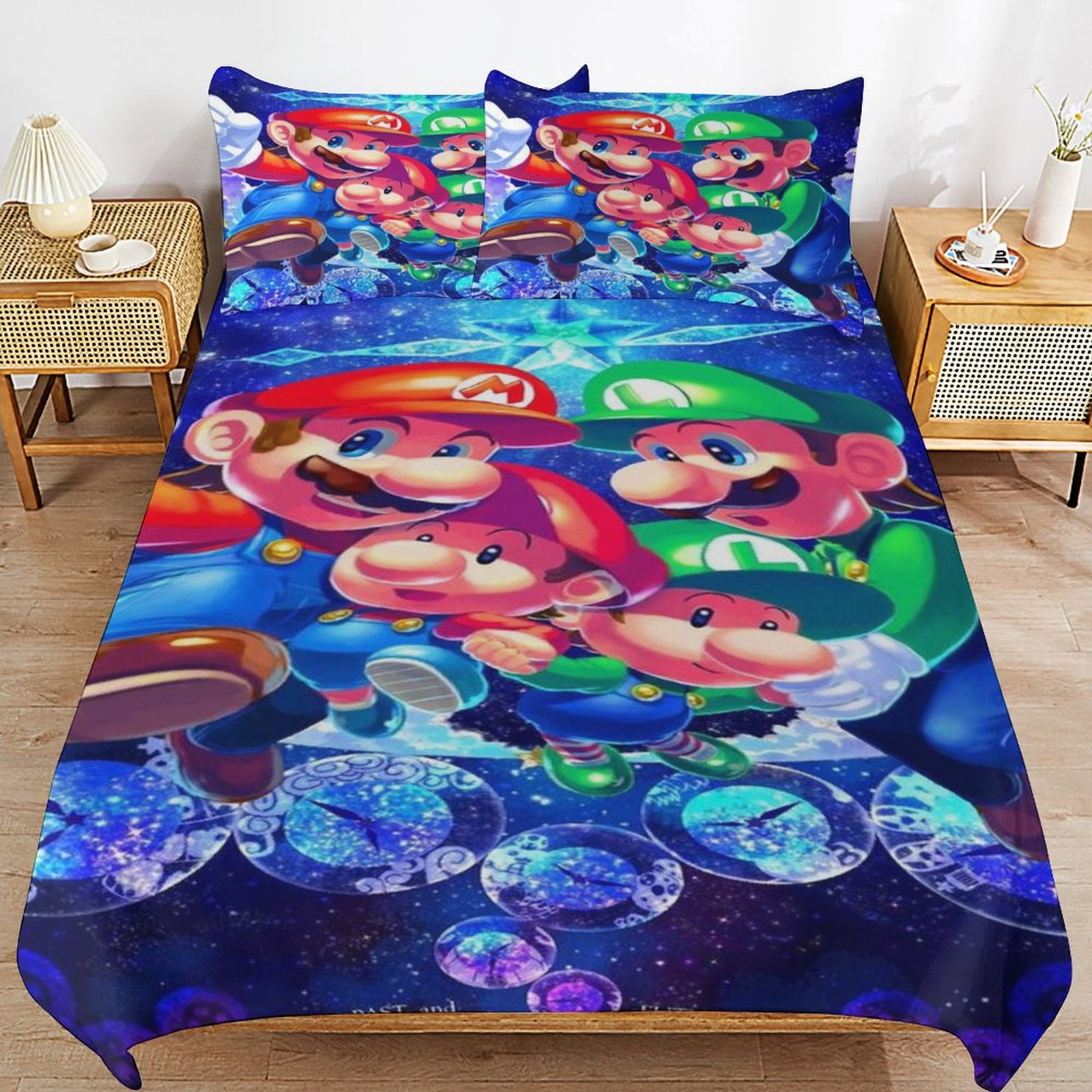 Super Mario Bed Duvet Cover Microfiber Bedding Sets 3D Printed ...