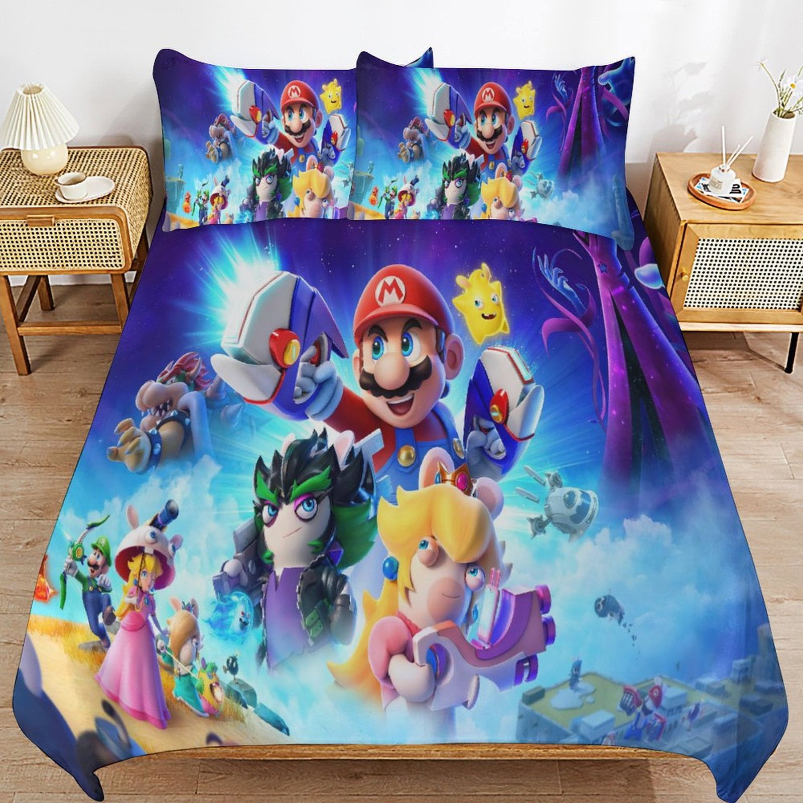 Super Mario Bed Duvet Cover Microfiber Bedding Sets 3D Printed ...