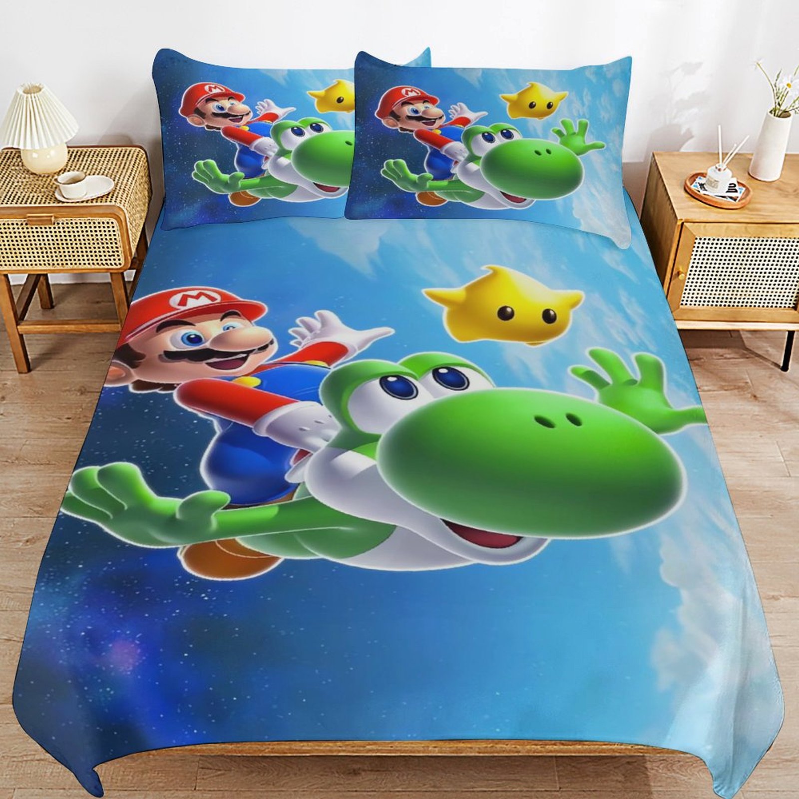 Super Mario Bed Duvet Cover Microfiber Bedding Sets 3D Printed ...
