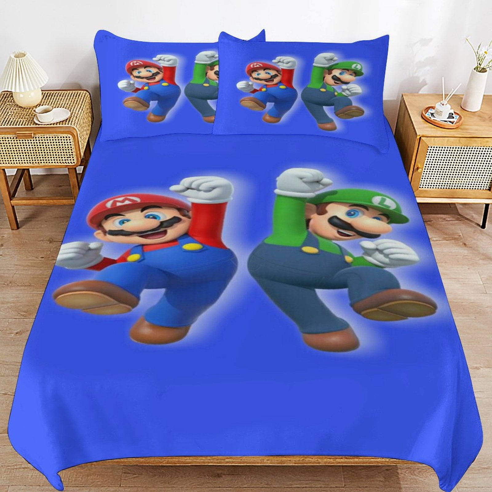 Super Mario Bed Duvet Cover Microfiber Bedding Sets 3D Printed ...