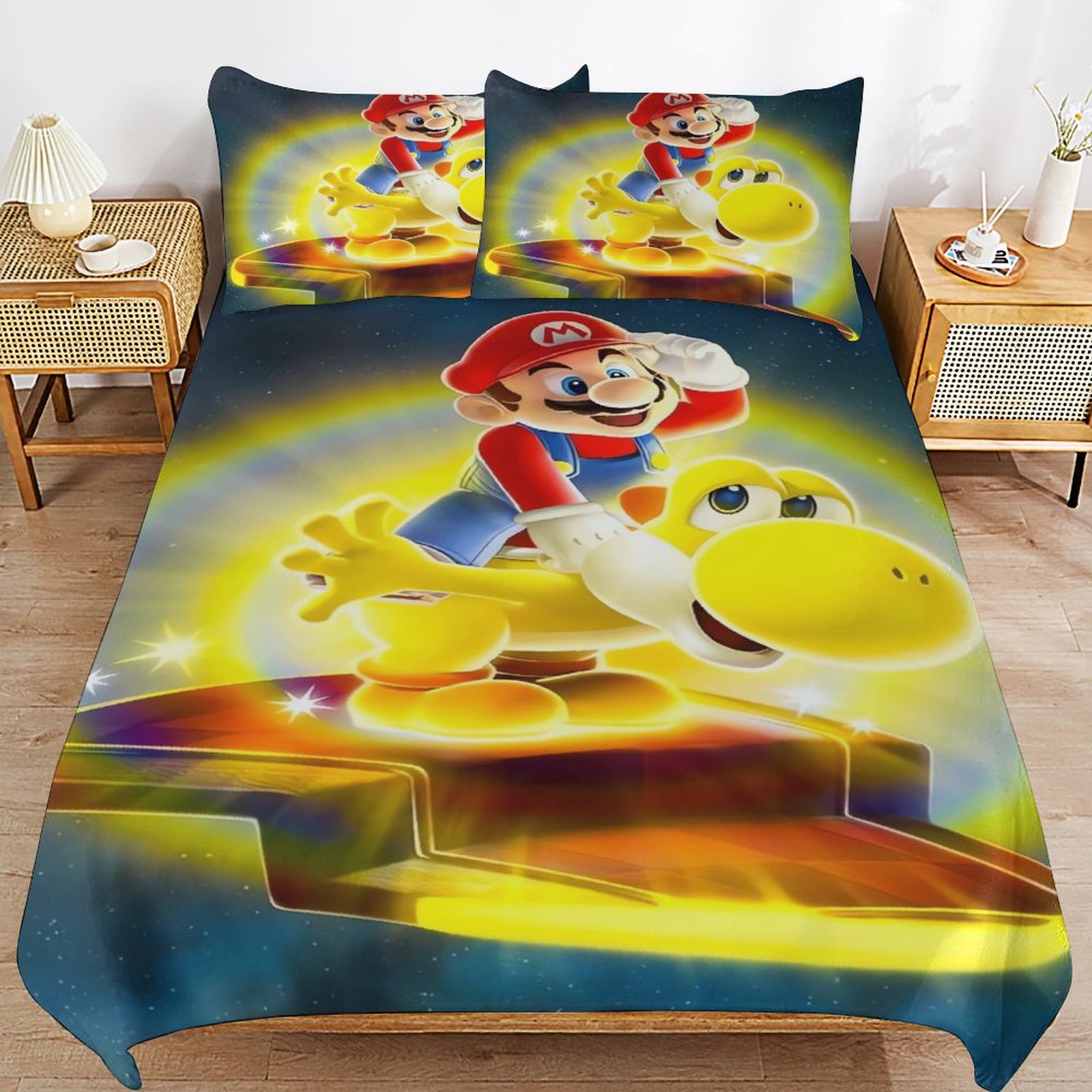 Super Mario Bed Duvet Cover Microfiber Bedding Sets 3D Printed ...