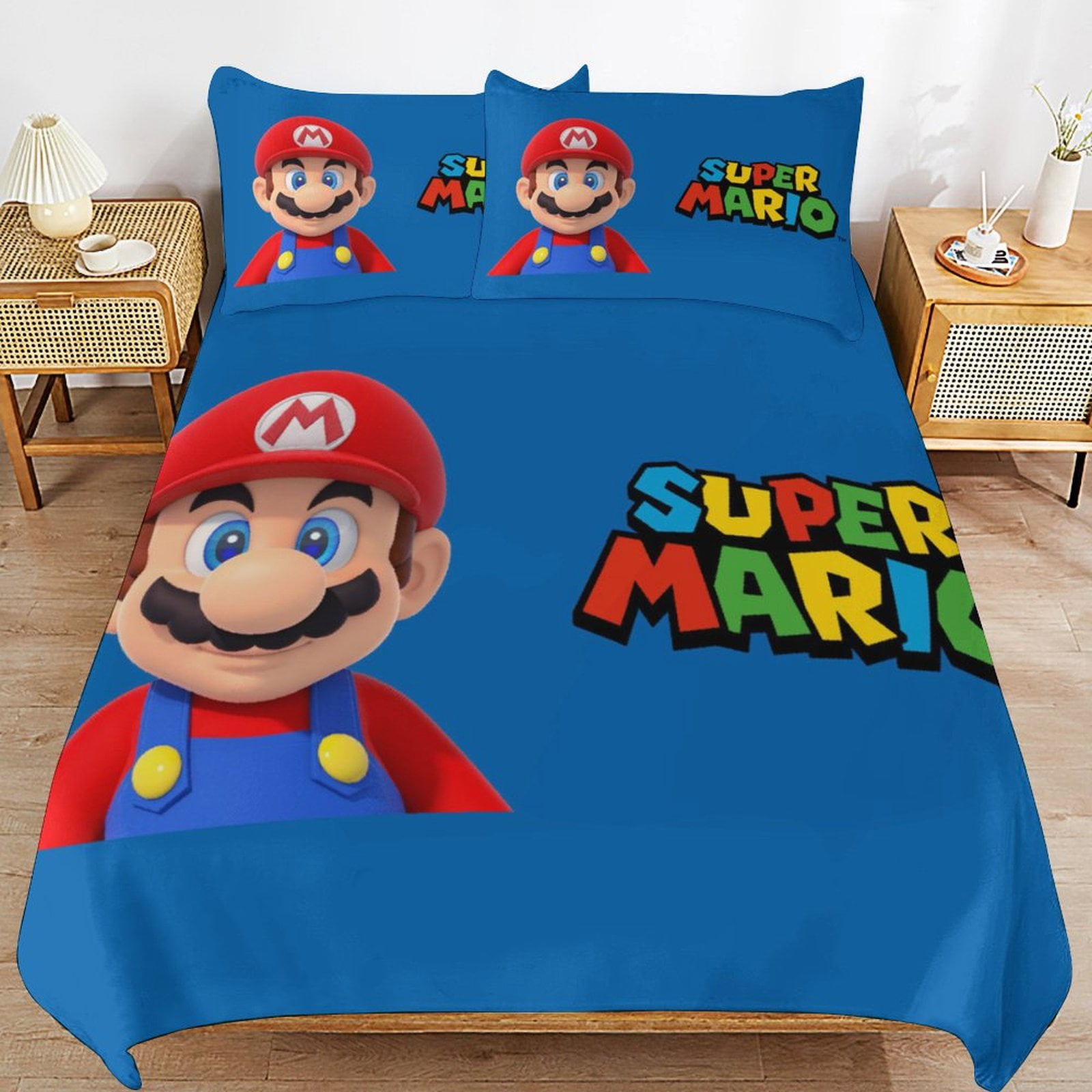 Super Mario Bed Duvet Cover Microfiber Bedding Sets 3D Printed ...