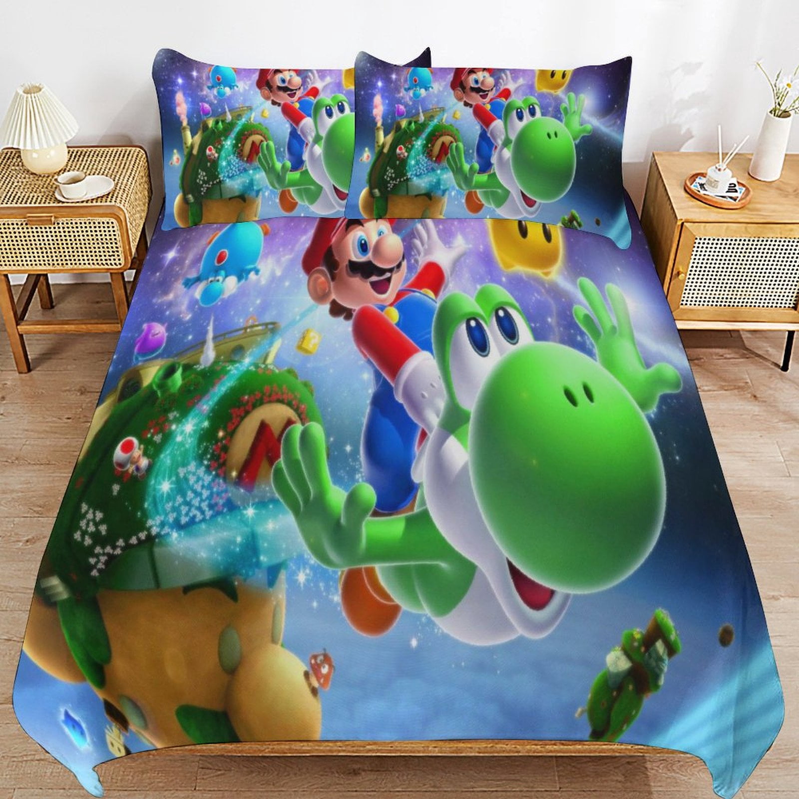 Super Mario Bed Duvet Cover Microfiber Bedding Sets 3D Printed ...