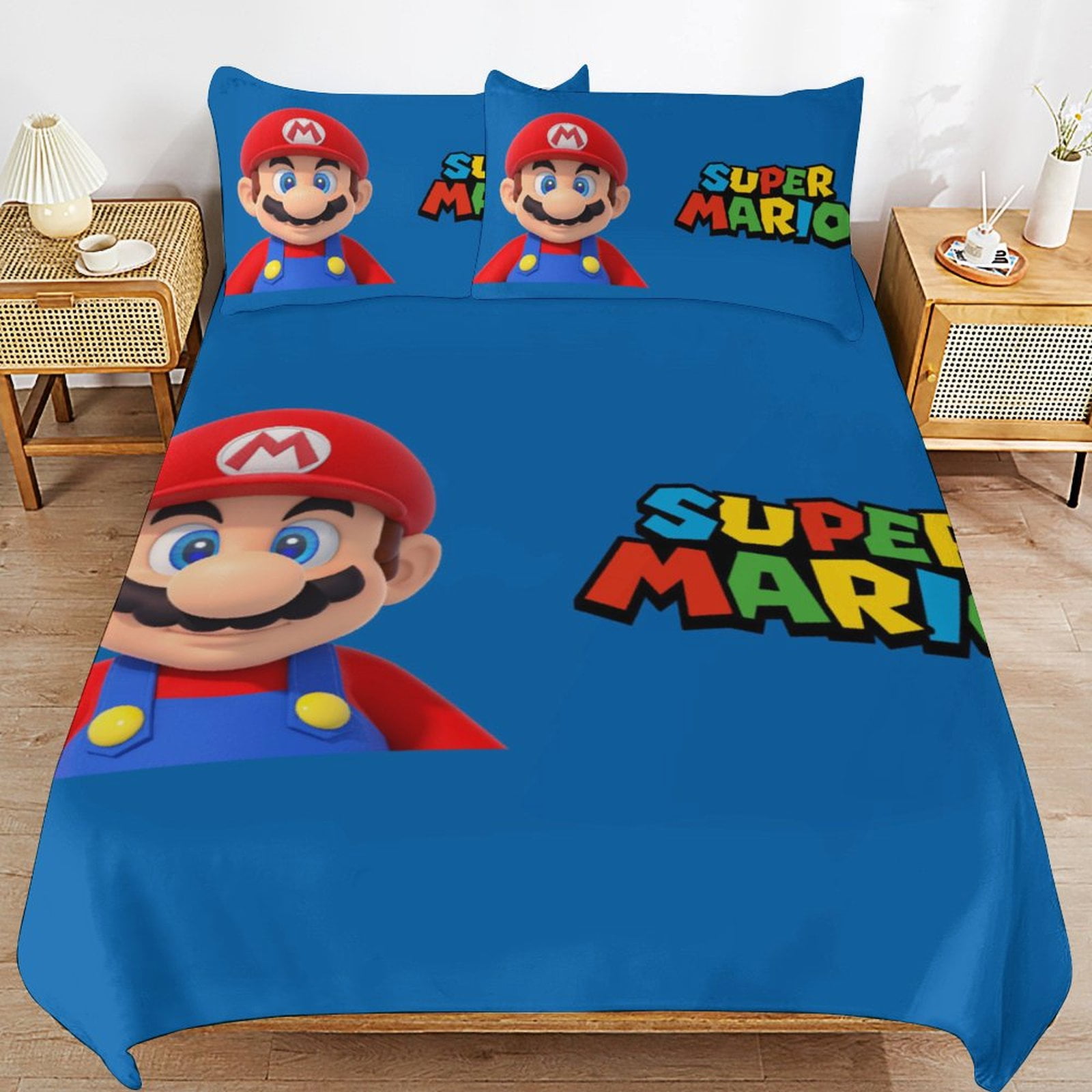 Super Mario Bed Duvet Cover Microfiber Bedding Sets 3D Printed ...