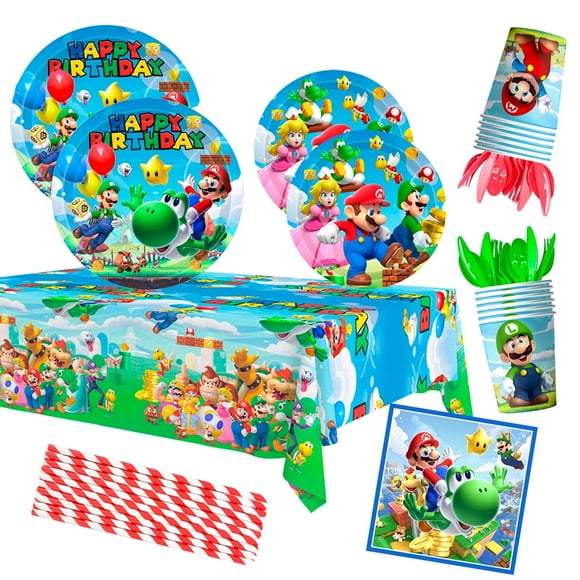 Super Mario Bros Party Supplies in Party & Occasions - Walmart.com
