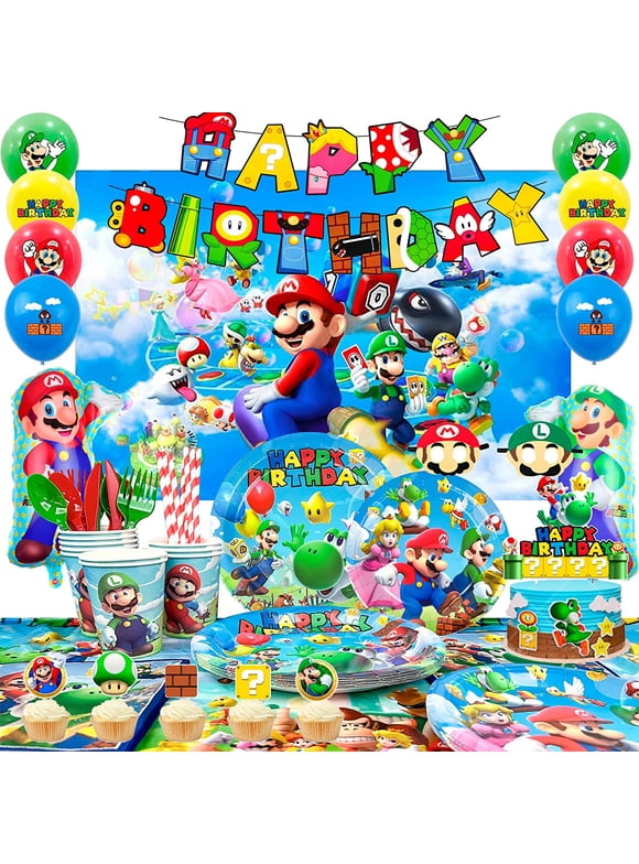 Super Mario Bros Party Supplies in Party & Occasions - Walmart.com