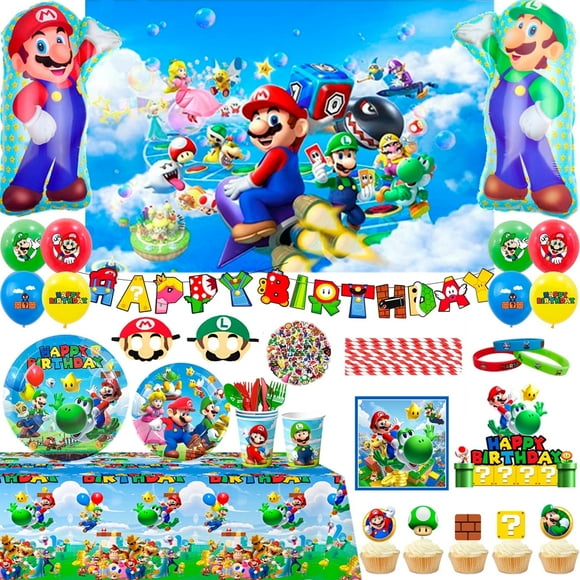 Super Mario Bros Party Supplies in Party & Occasions - Walmart.com