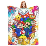 Minecraft Creeper & Weapons Feather Knit Throw - Soft & Cozy Décor ...