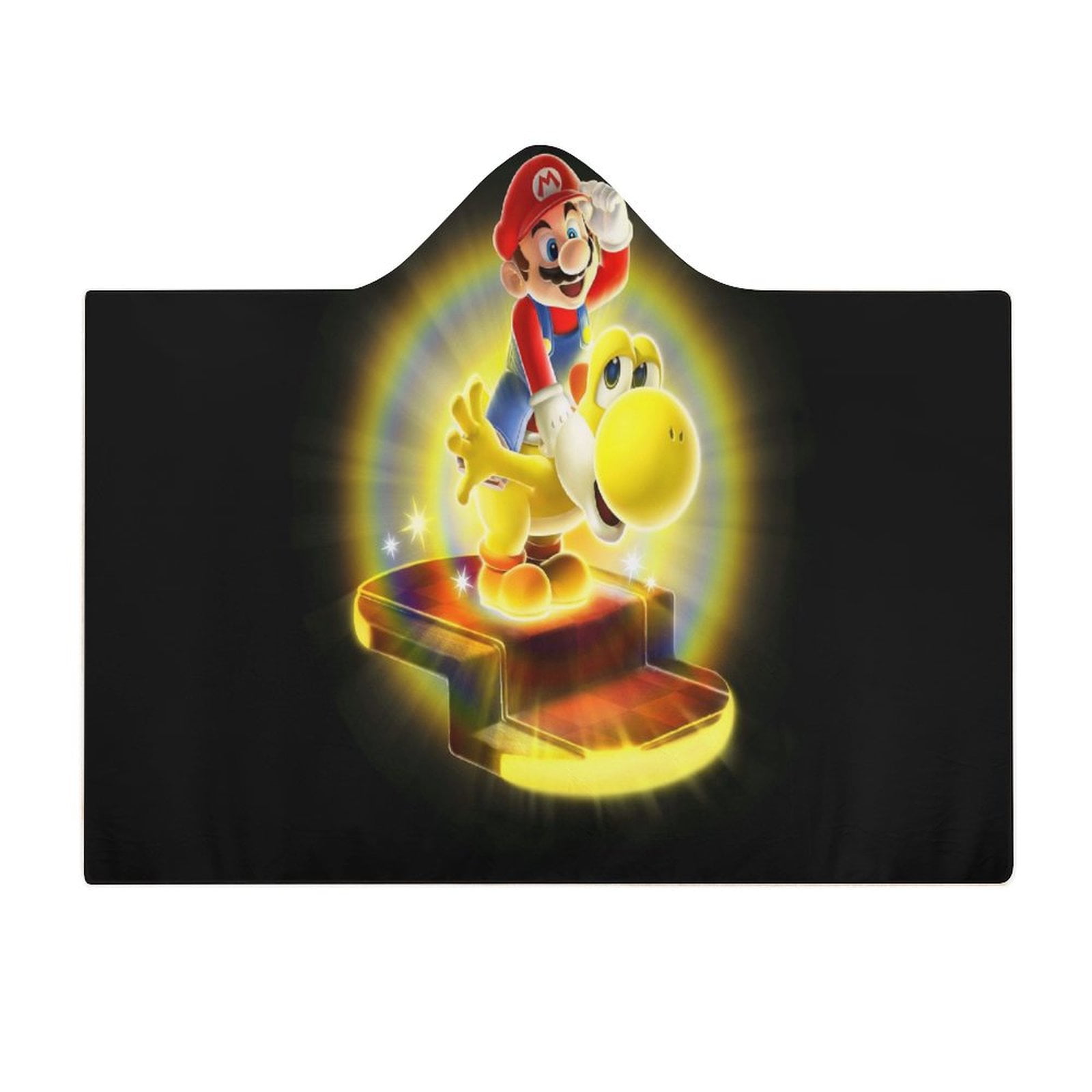 Super Mario Blanket Wearable Cartoon Cosplay Hoodie Throw Blanket ...