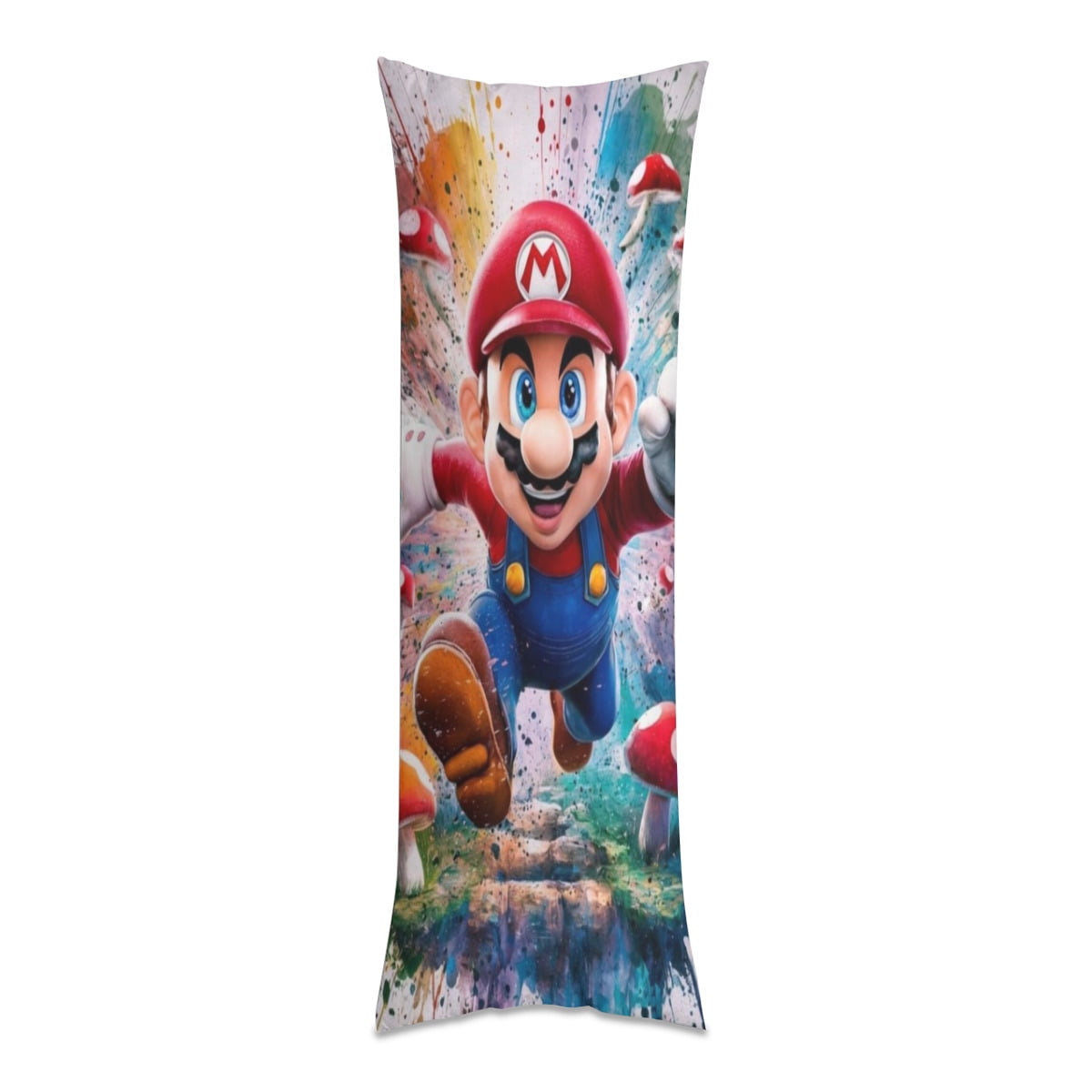 Super Mario Body Pillow Cover Super Soft Microfiber 20x60 Inch Body ...