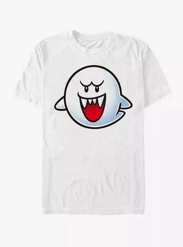 Super Mario Boo Face T-shirt - Walmart.com